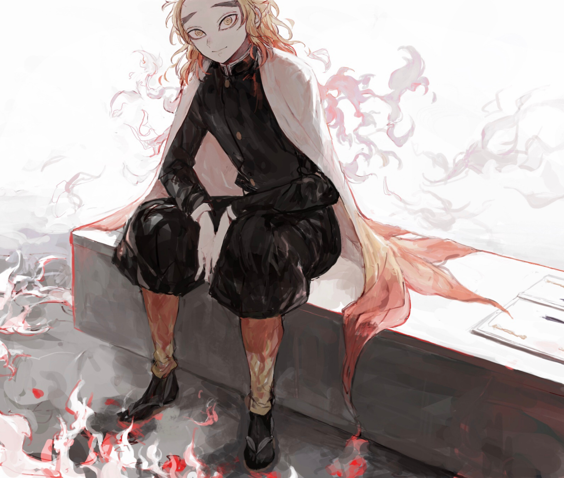 Download Kyojuro Rengoku Anime Demon Slayer: Kimetsu No Yaiba HD ...