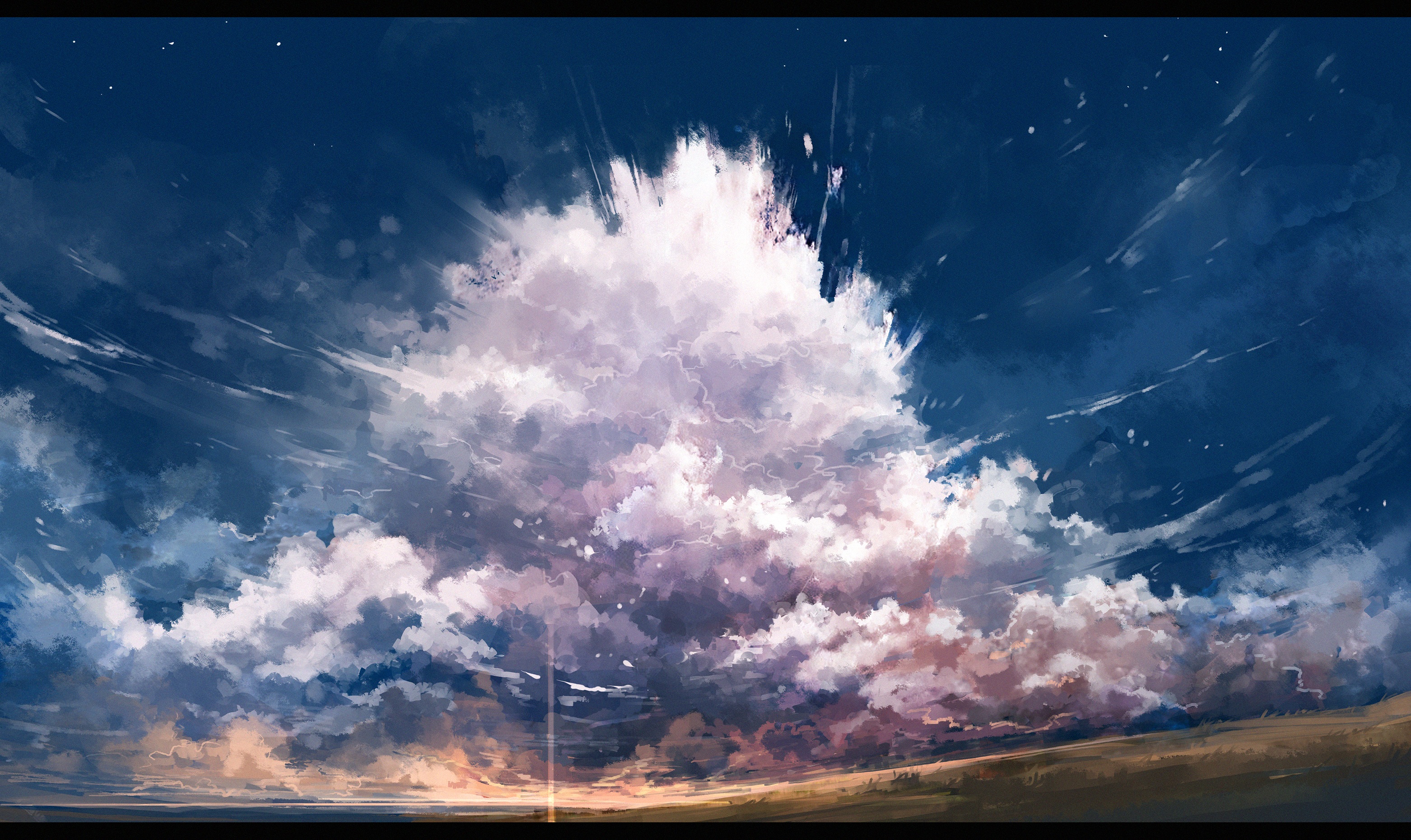 Anime Sky HD Wallpaper by Axle
