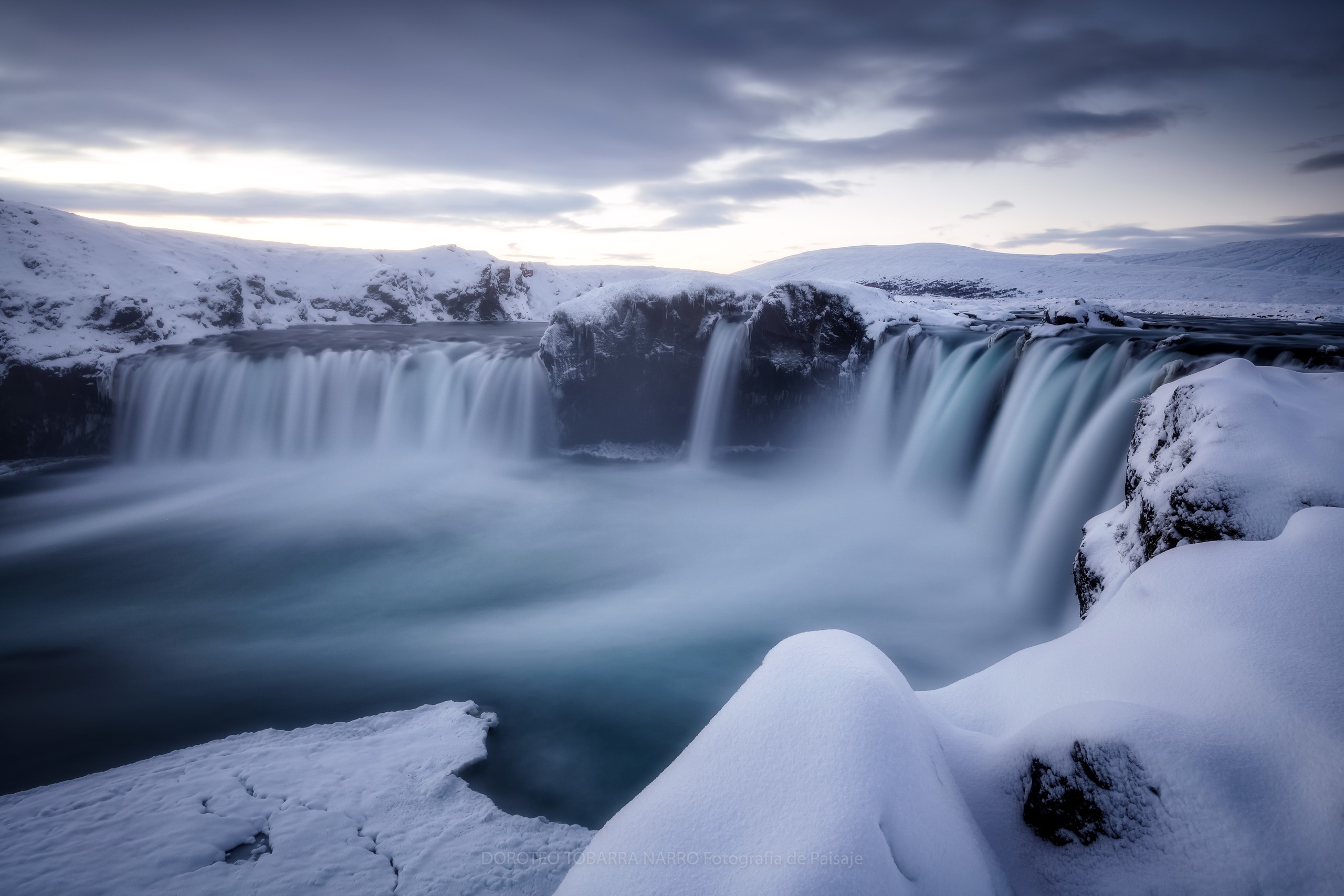 Snow Clouds Waterfall