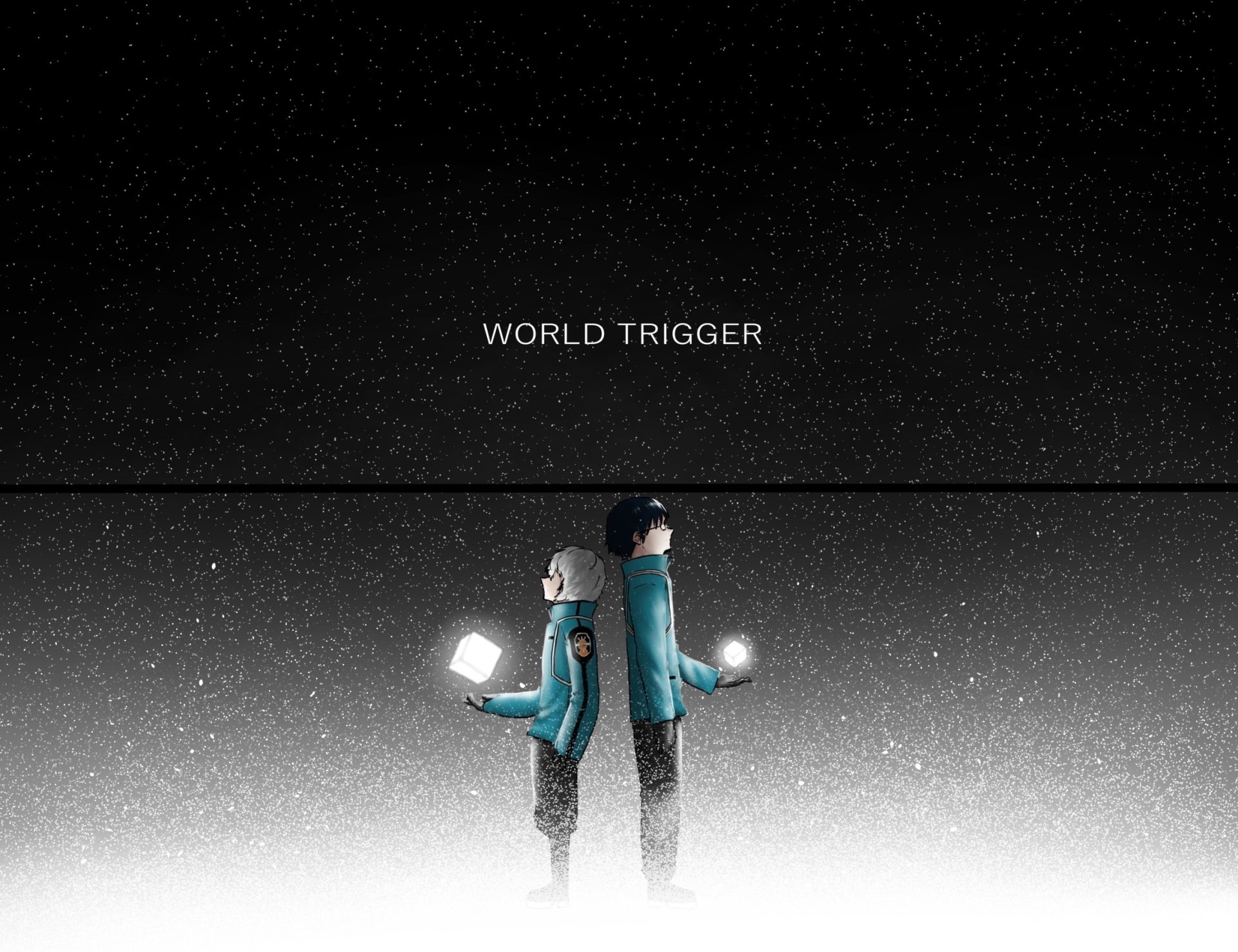 World Trigger Anime HD Wallpaper: Dual Heroes in the Starry Night by ito