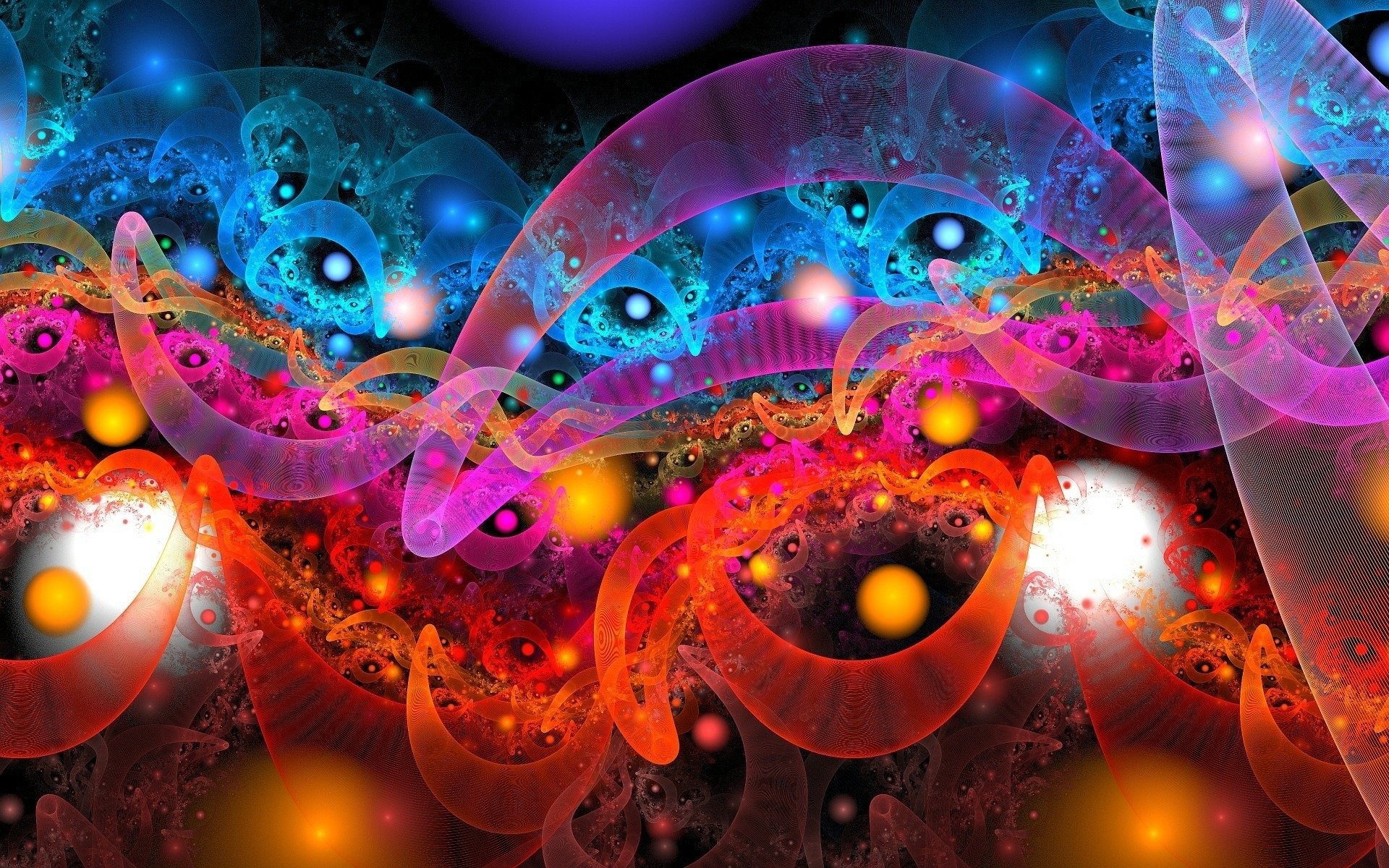 Colorful Fractal Universe HD Wallpaper