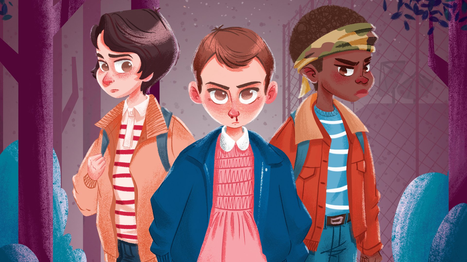 Stranger Things: Eleven & Lucas - HD Wallpaper by nada eid