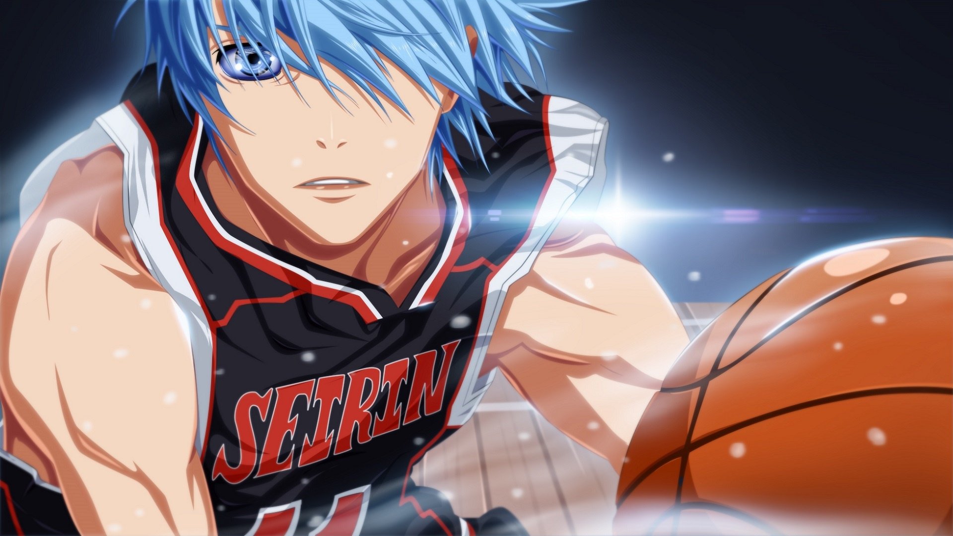 Kuroko's Basketball: Blue-Eyed Ace in Action HD Wallpaper by Benjamin ...