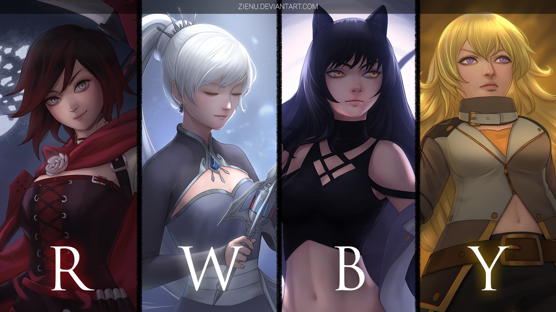 Download Weiss Schnee Yang Xiao Long Ruby Rose (RWBY) Blake Belladonna ...