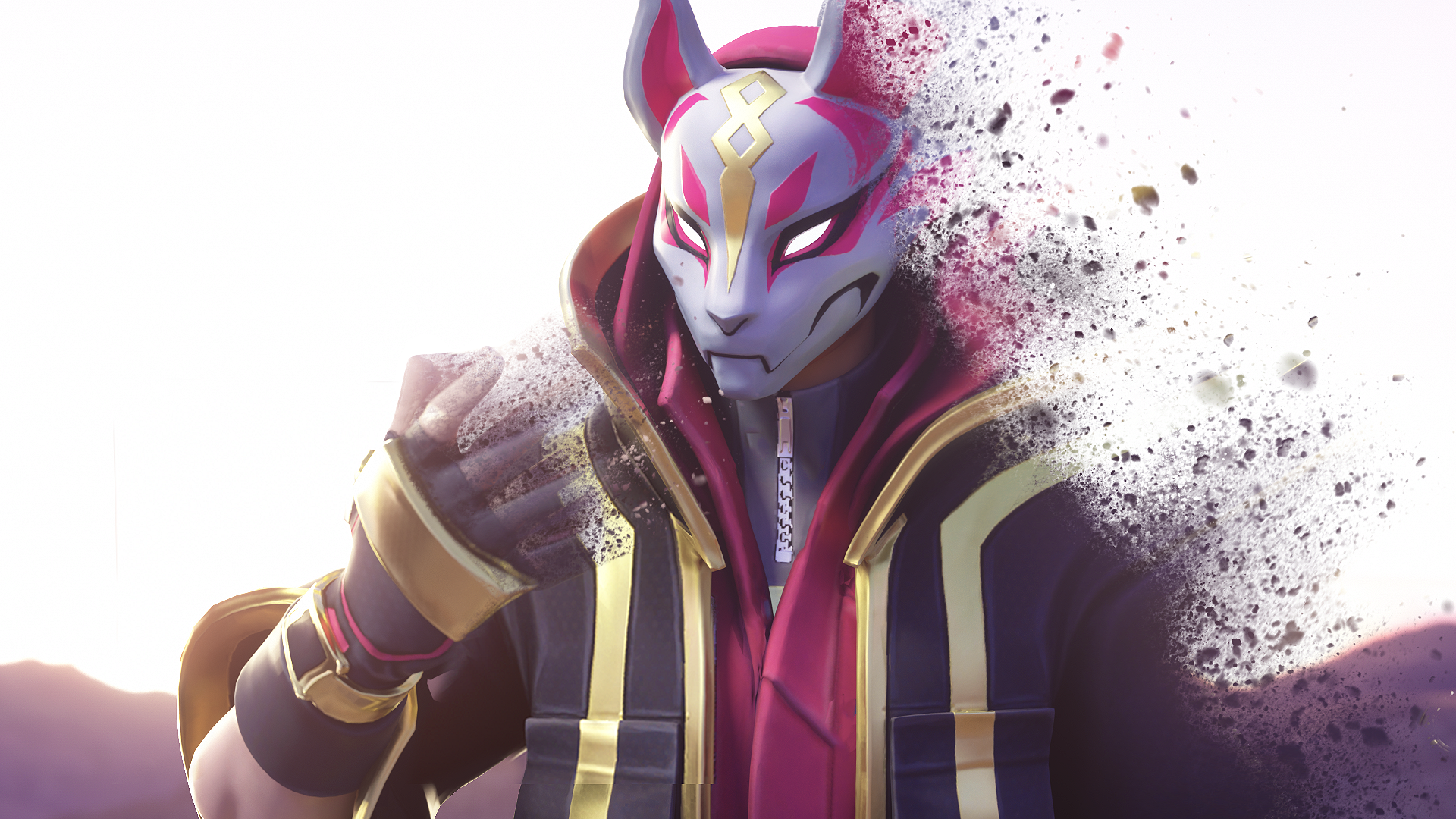 Fortnite HD Wallpaper: Epic Kitsune Warrior Unleashed by Christian J ...