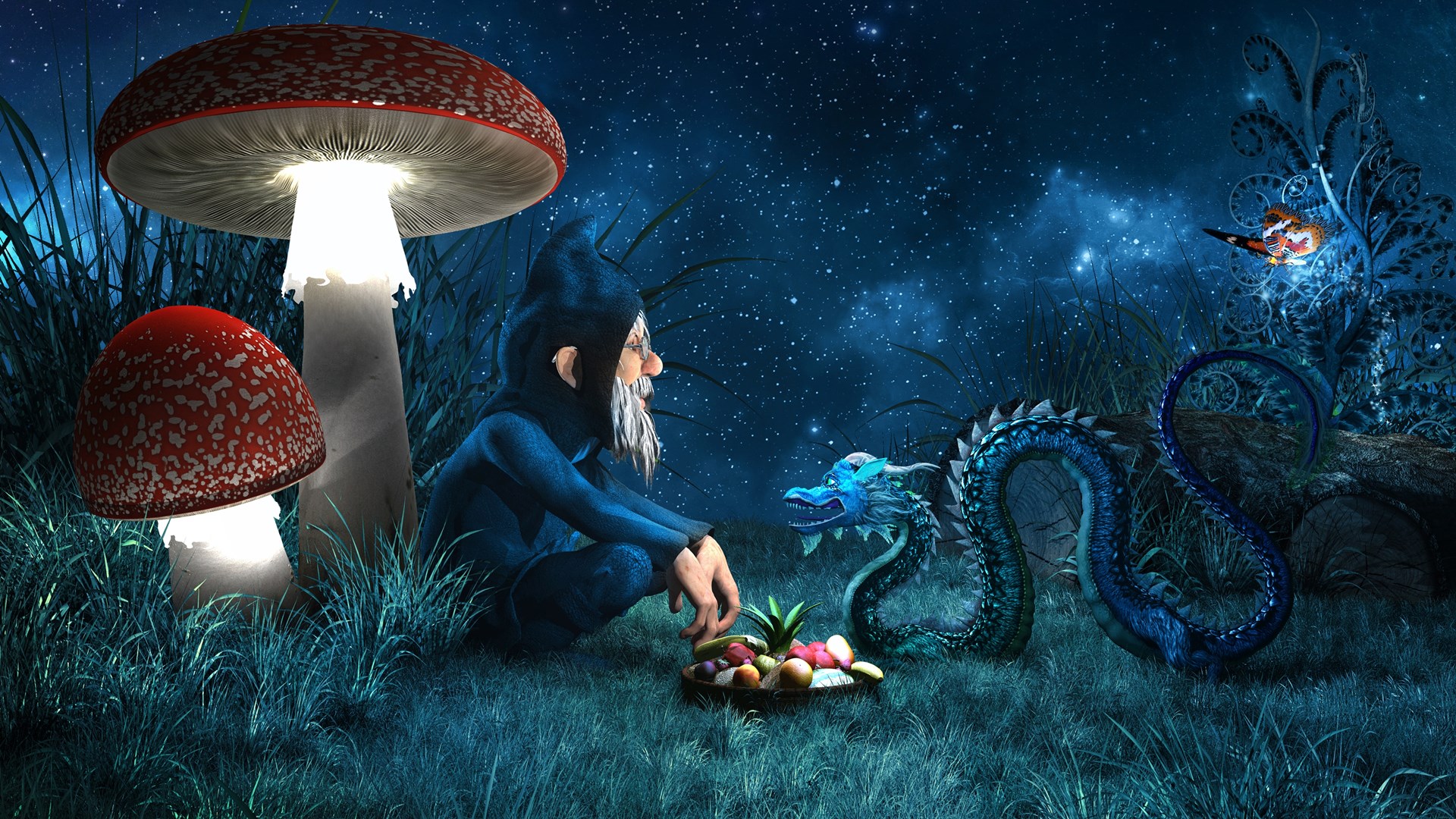 Download Fantasy Men HD Wallpaper