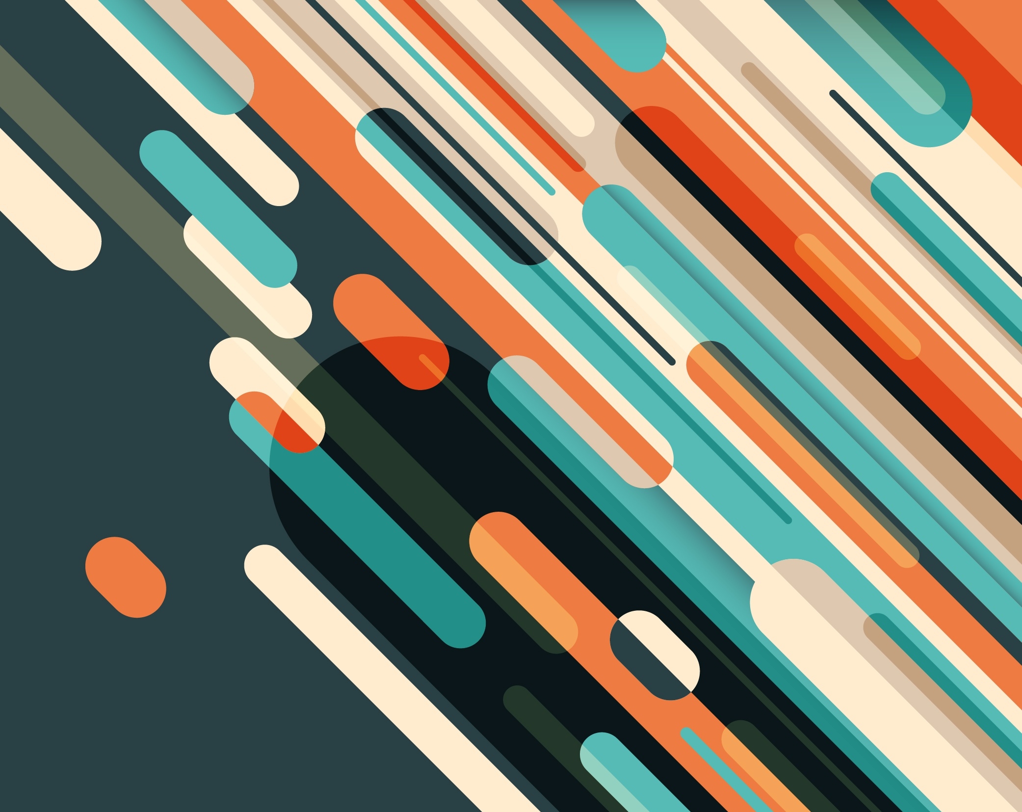 Download Colors Abstract Shapes HD Wallpaper