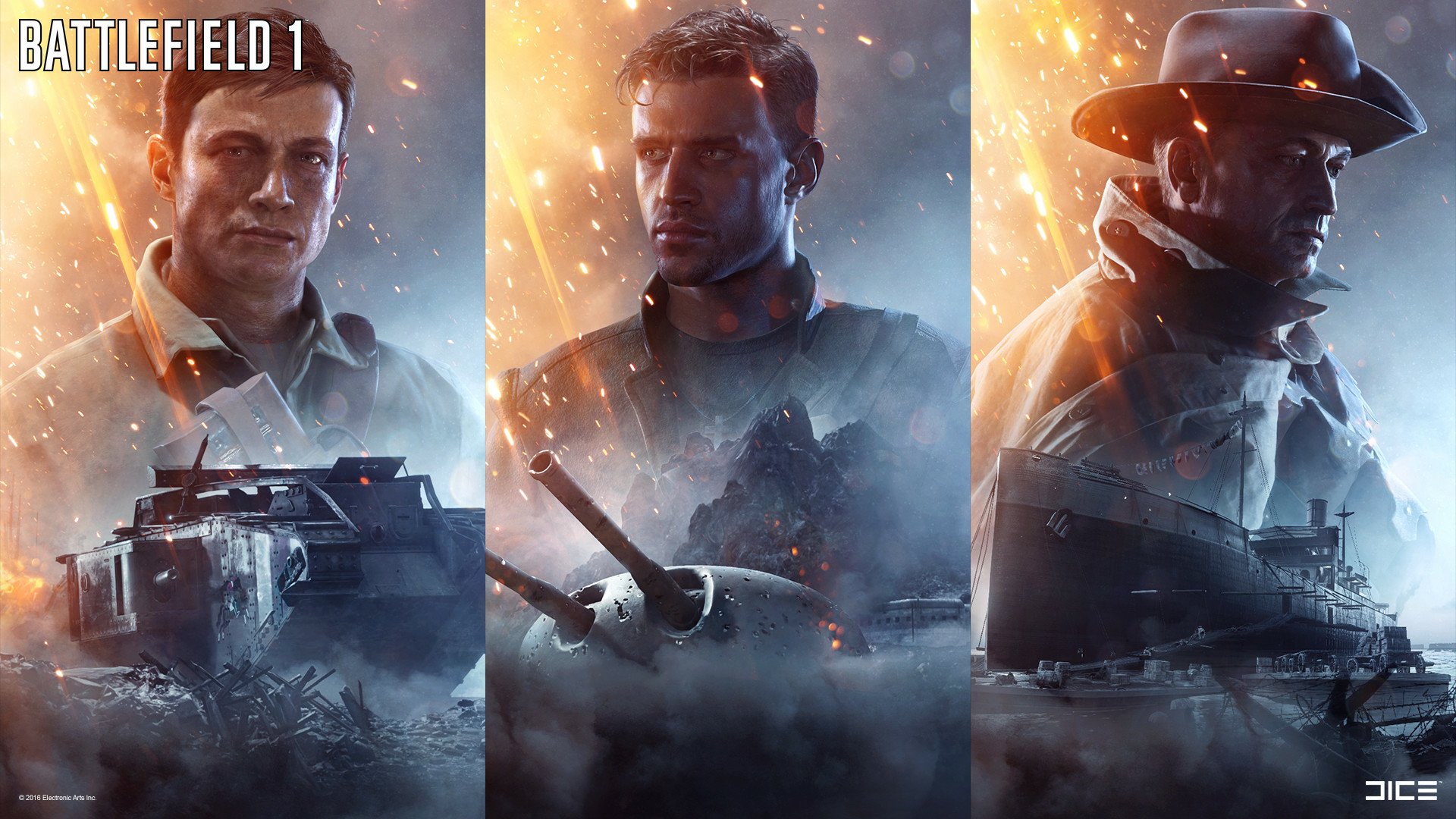 Battlefield Main Characters