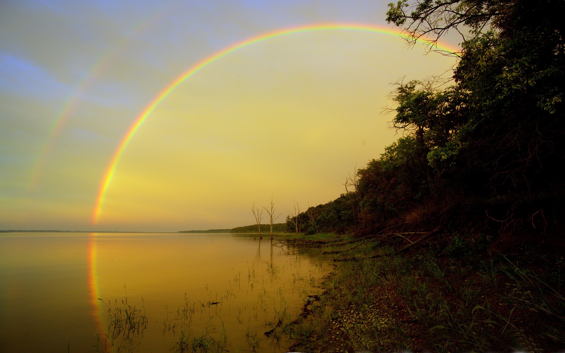 Stunning Nature Rainbow - HD Wallpaper Bliss