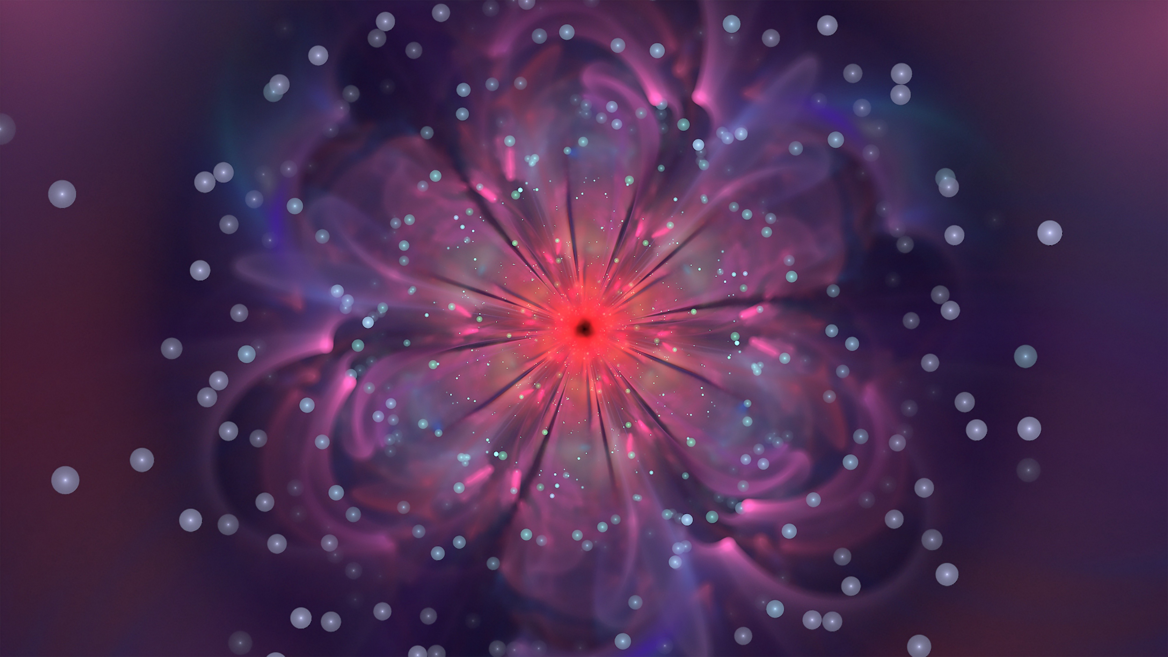 Download Colors Sparkles Purple Artistic Flower 4k Ultra HD Wallpaper