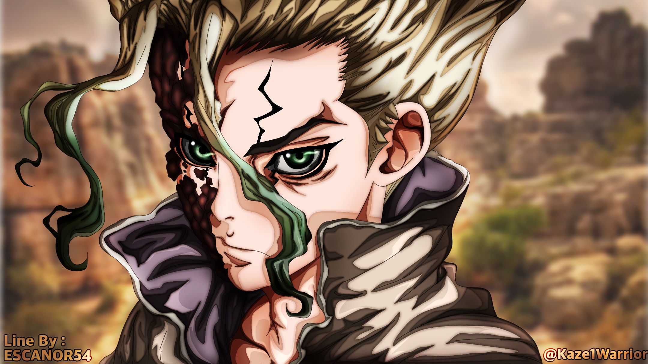 Dr. Stone HD Wallpaper by Kaze1Warrior