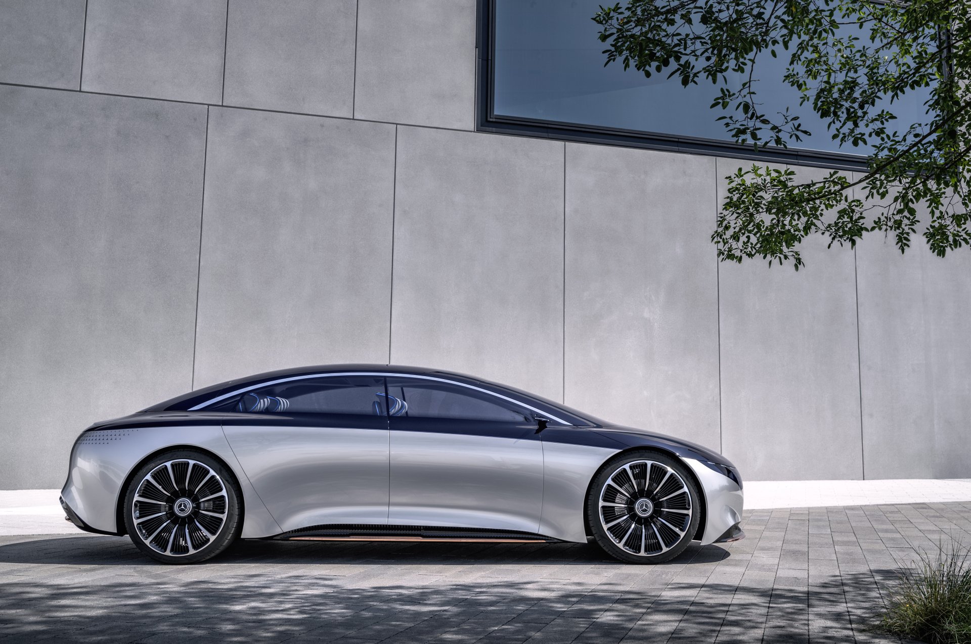 Download Silver Car Concept Car Electric Car Car Mercedes-Benz Mercedes ...