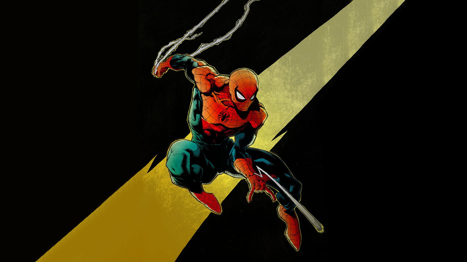 Download Comic Spider Man HD Wallpaper | 1920x1080 | Wallpaper Abyss