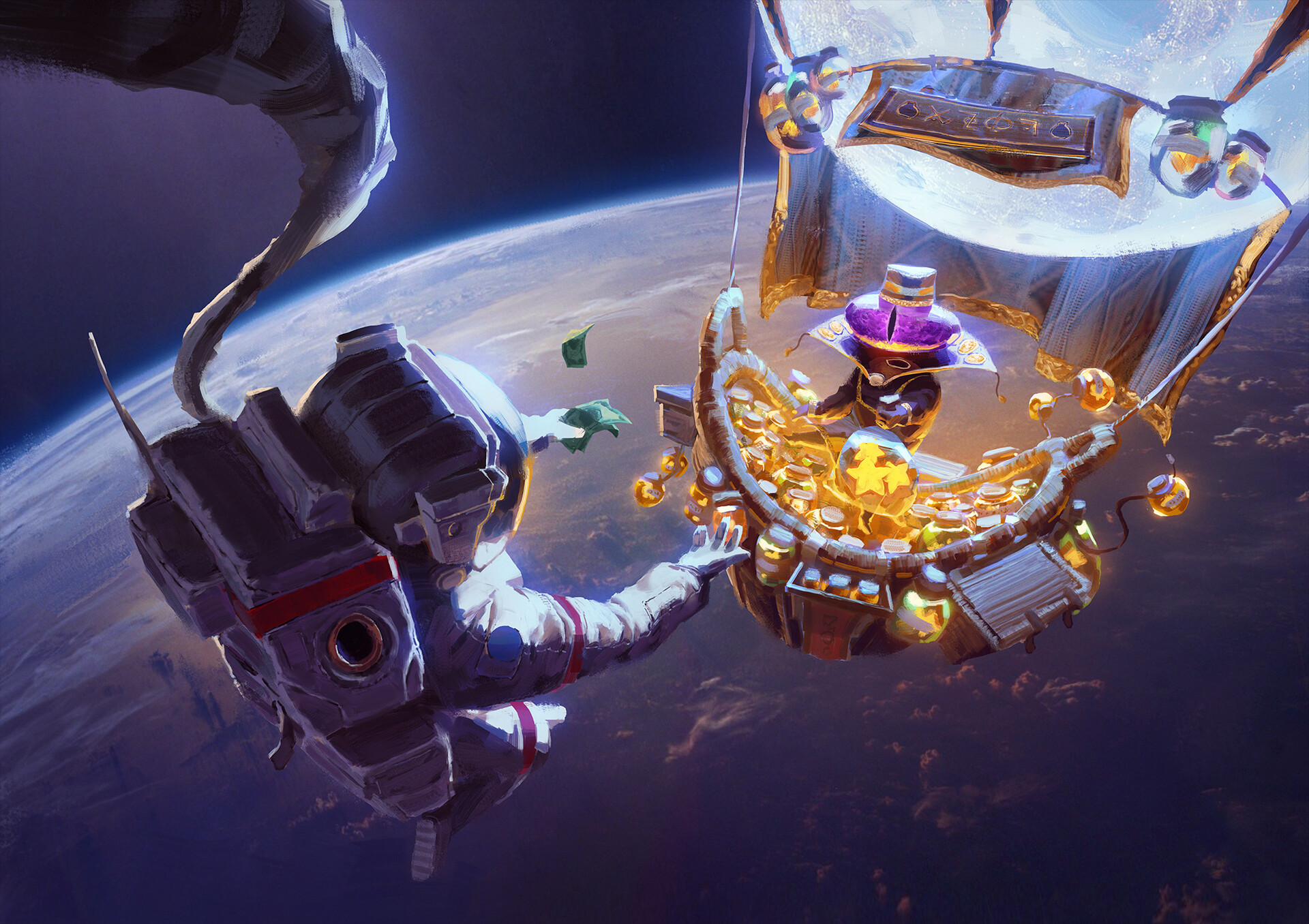 Download Space Sci Fi Astronaut HD Wallpaper by Thomas Stoop