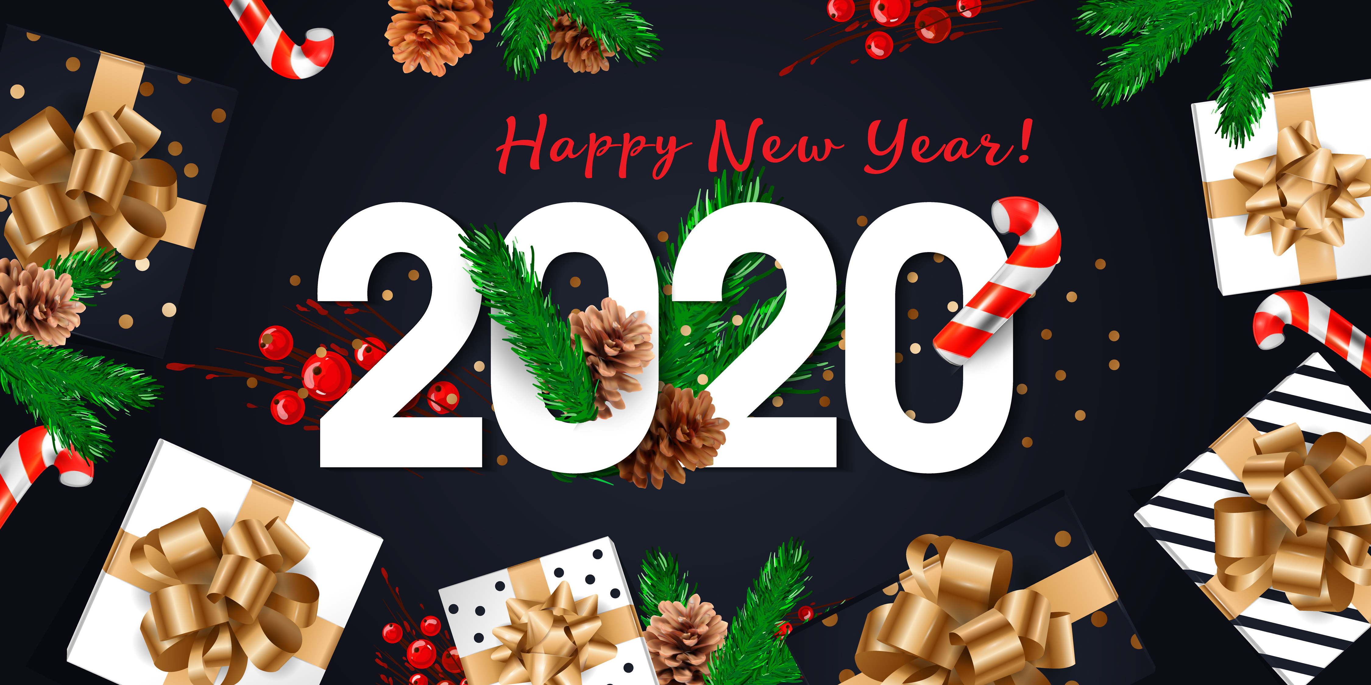 New Year 2020 4k Ultra HD Wallpaper