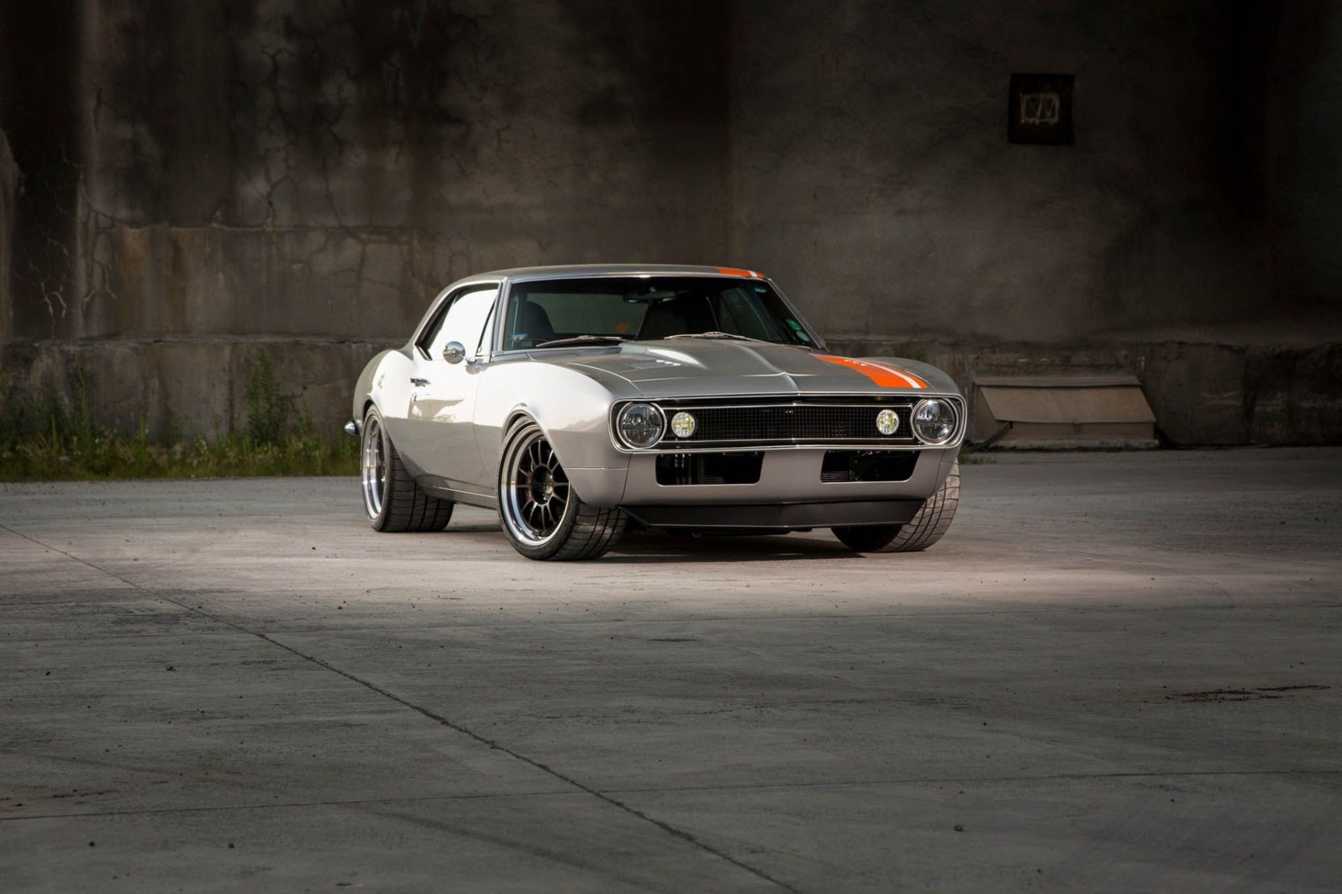 Download Silver Car Car Muscle Car Chevrolet Vehicle Chevrolet Camaro ...