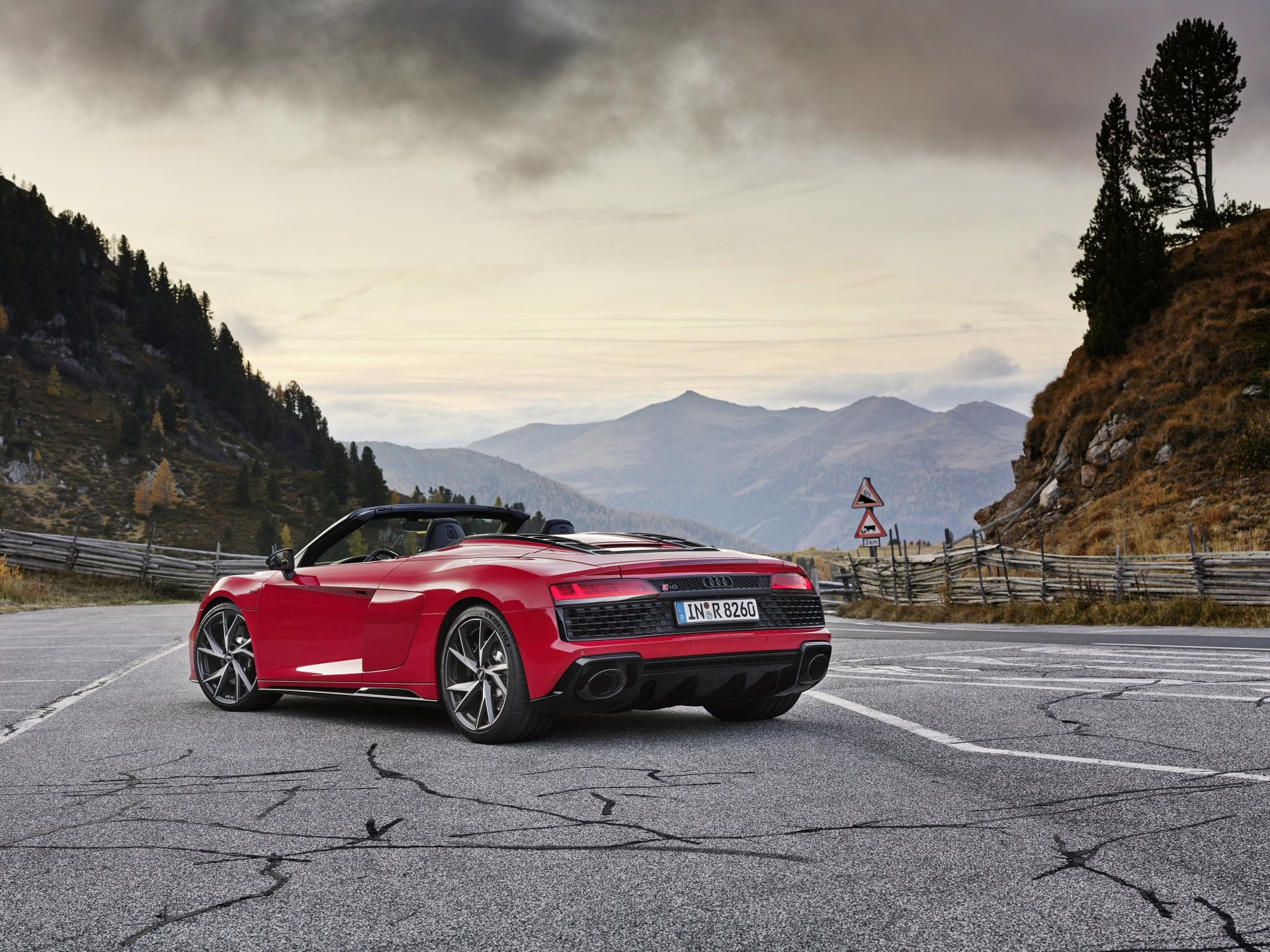 Download Cabriolet Supercar Car Audi Audi R8 Vehicle Audi R8 V10 4k Ultra HD Wallpaper