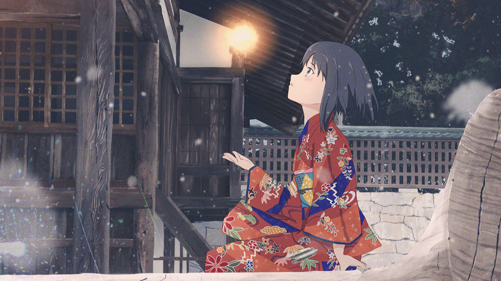 Download Snow Kimono Anime Original HD Wallpaper by 雪町