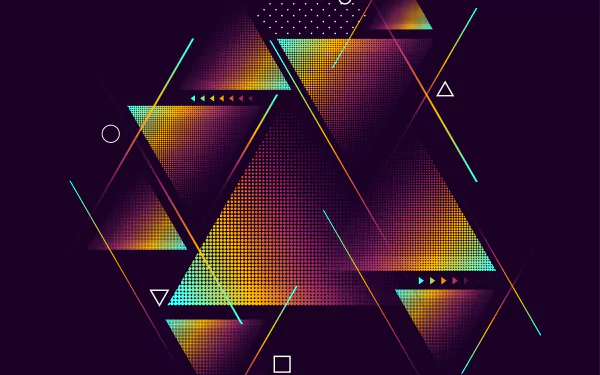 Abstract Triangle 4K Ultra HD Wallpaper