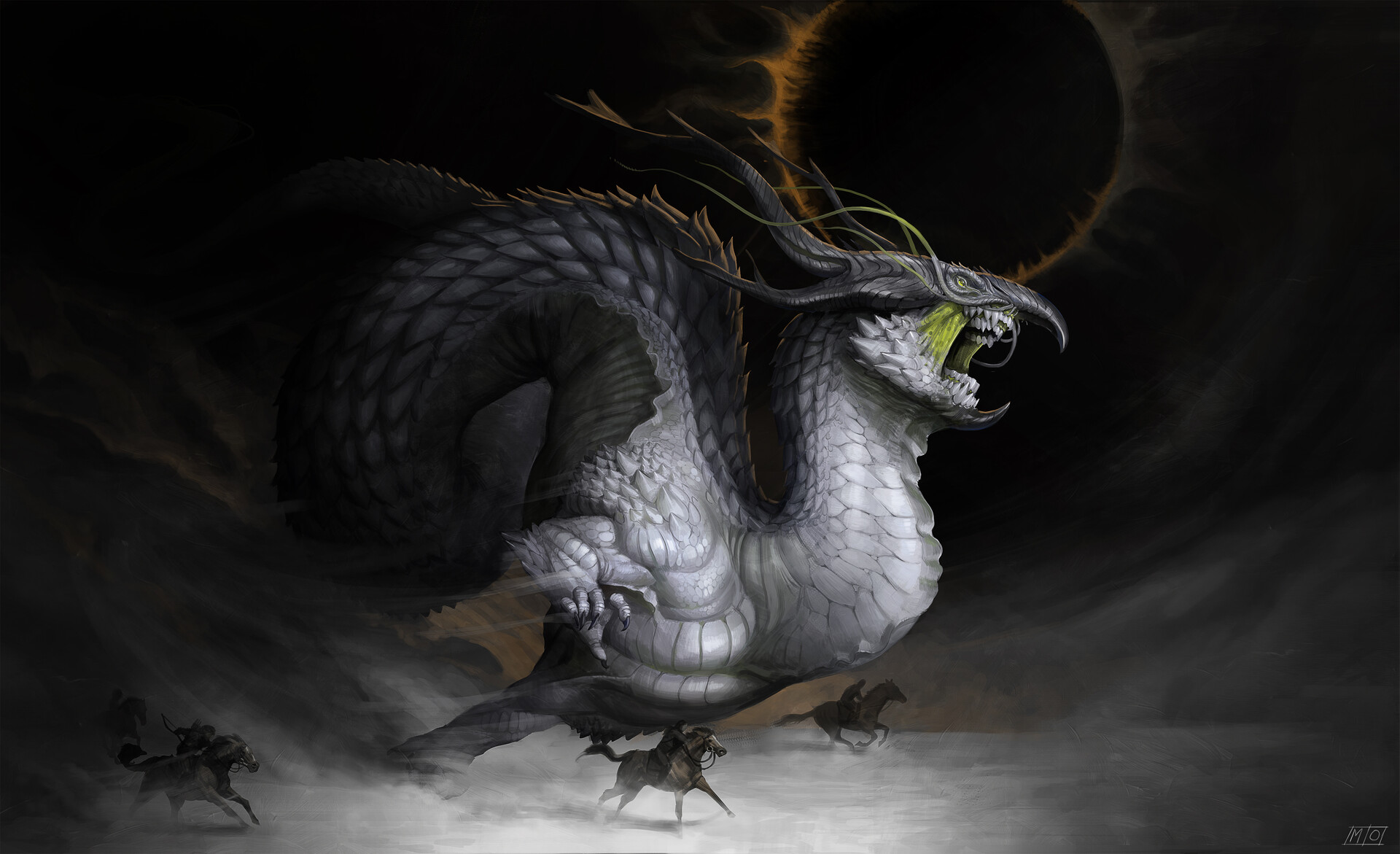 Download Fantasy Dragon HD Wallpaper by Mathias Osland