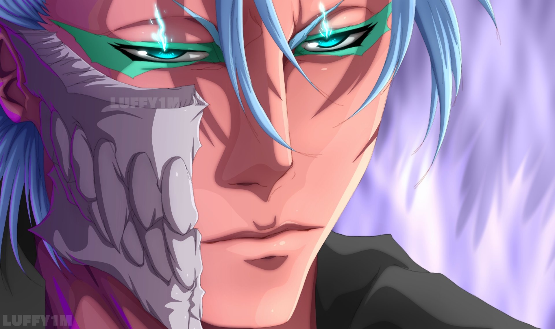 Grimmjow Jaegerjaquez HD Wallpaper – Iconic Bleach Anime Fierce Gaze by ...