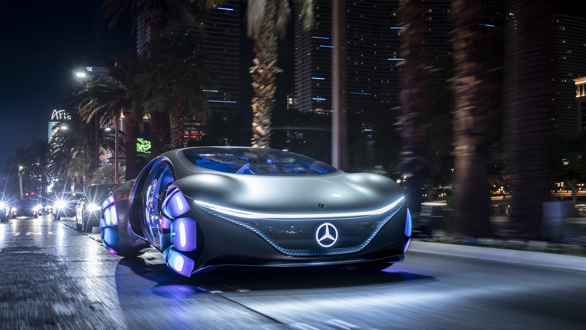 Download Vehicle Mercedes-Benz Vision AVTR 4k Ultra HD Wallpaper