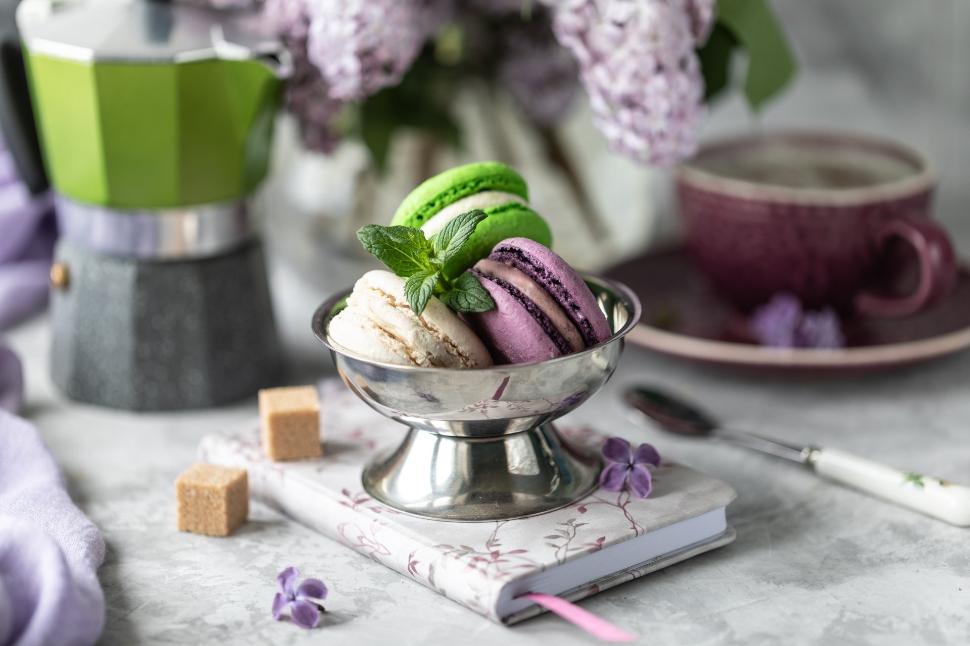 Download Still Life Sweets Food Macaron 4k Ultra HD Wallpaper