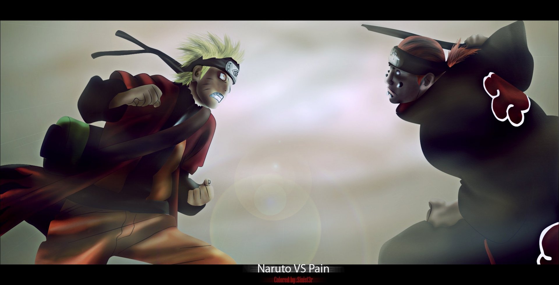 Naruto vs Pain: Epic HD Wallpaper from Naruto Anime
