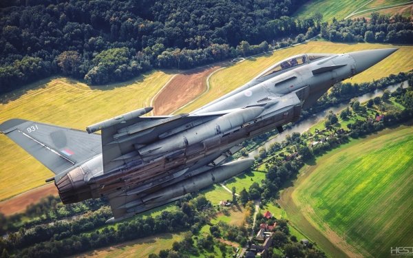 Eurofighter Typhoon 4k Ultra Hd Wallpaper Background Image
