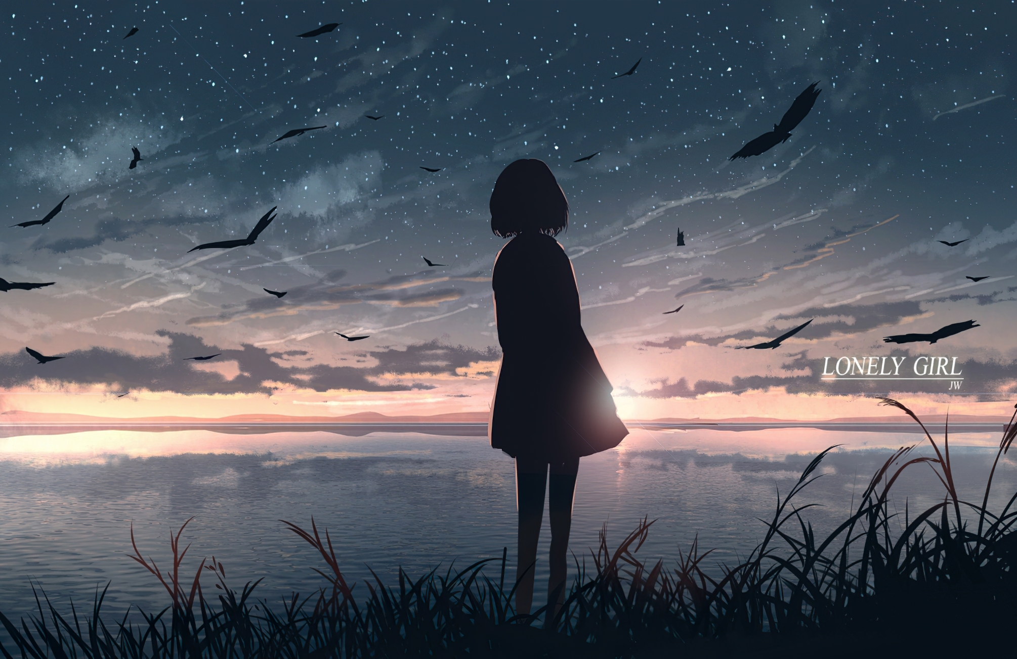 Anime Original HD Wallpaper by 画师JW