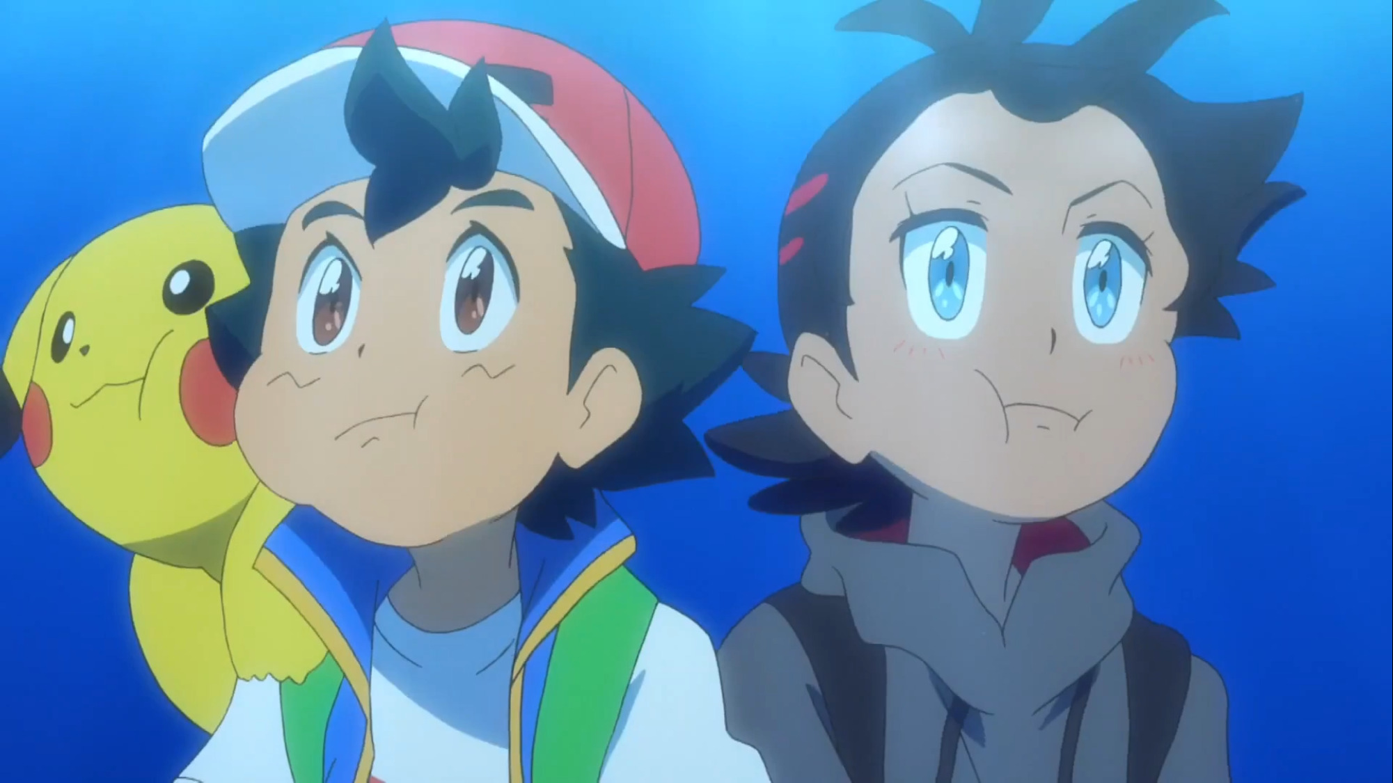 Download Black Hair Blue Eyes Brown Eyes Underwater Goh (Pokémon ...