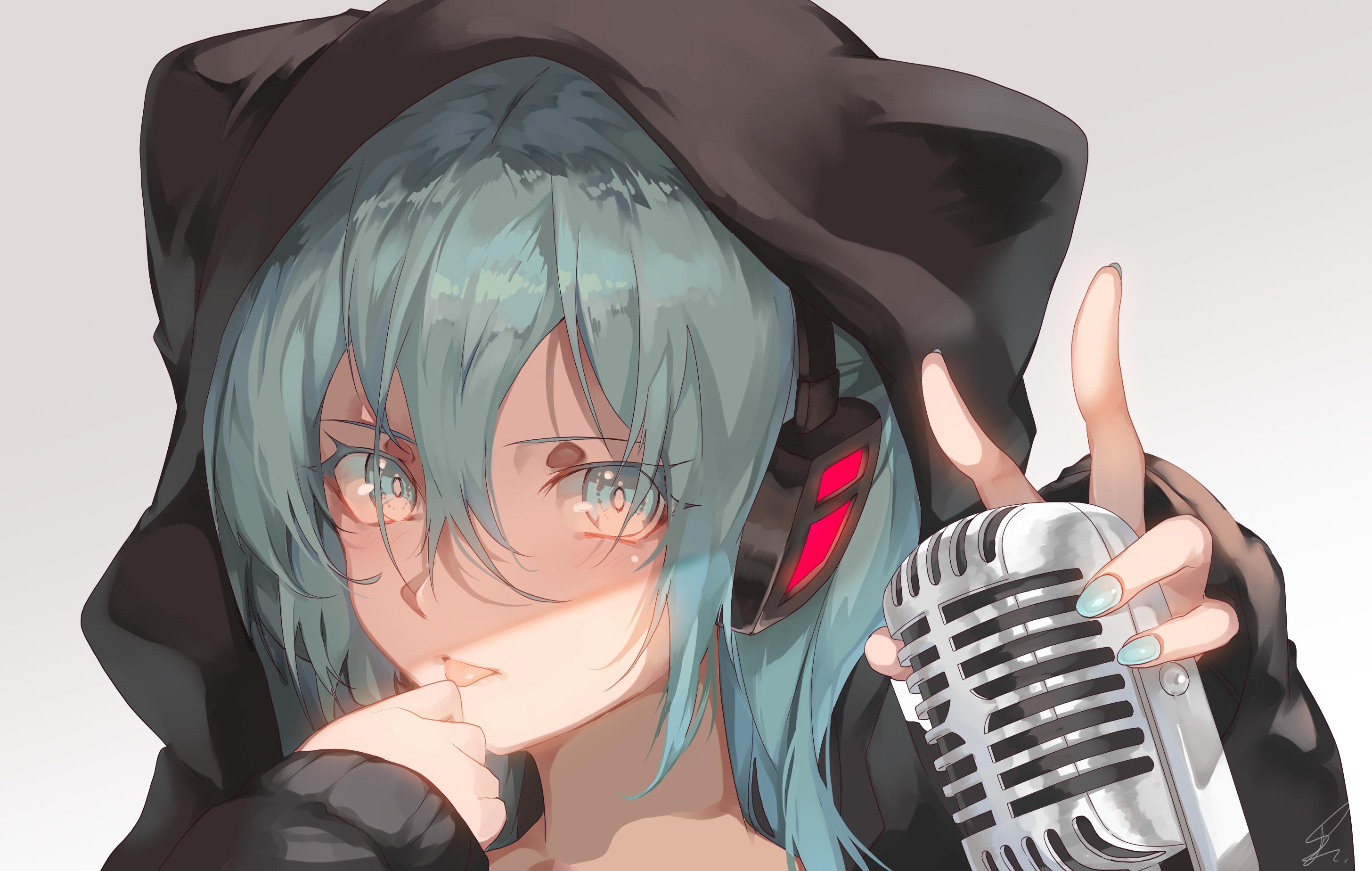 Download Hatsune Miku Anime Vocaloid HD Wallpaper by Saihate