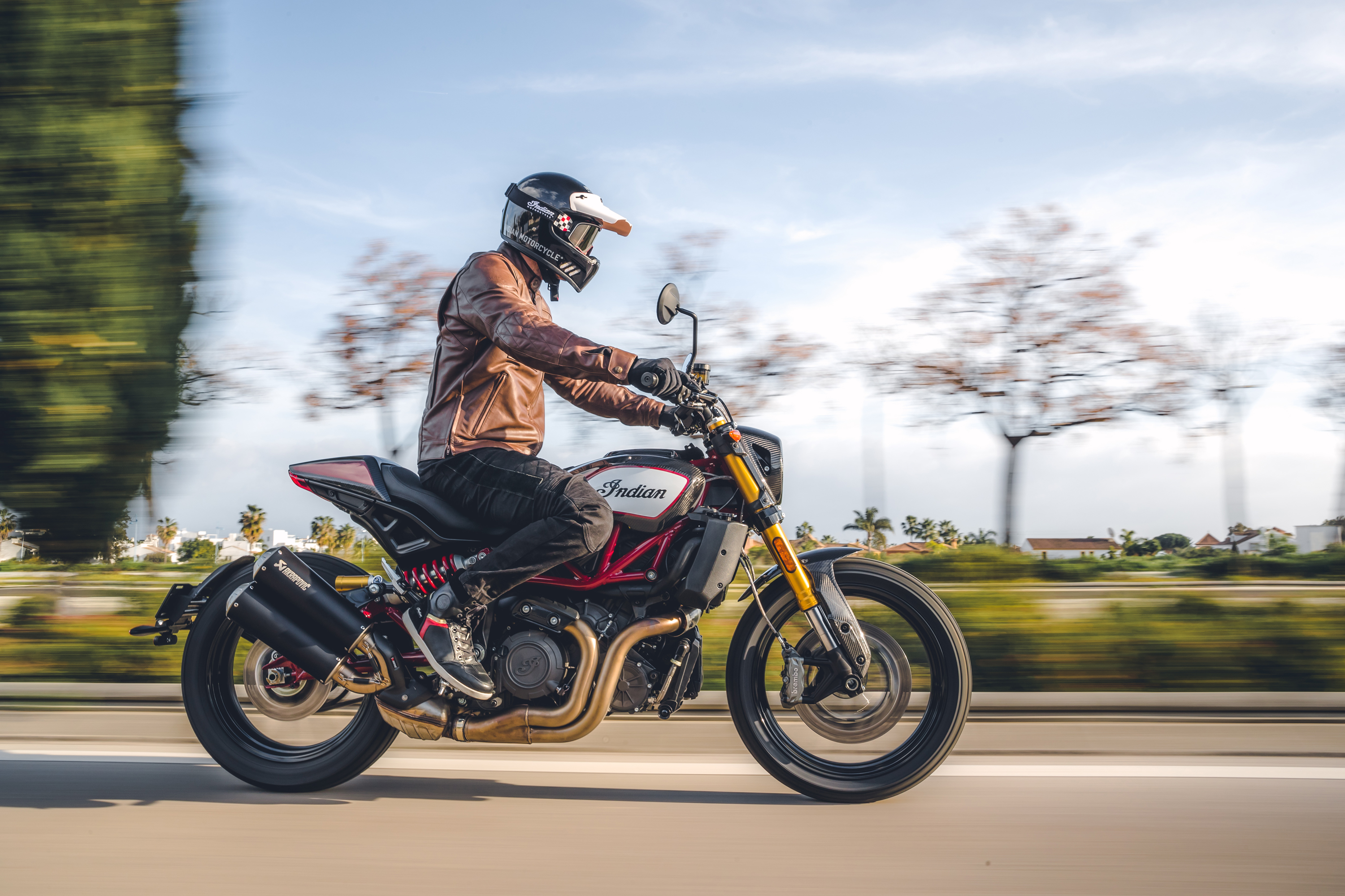 Download Motorcycle Indian (Motocycle) Vehicle Indian FTR 1200 HD Wallpaper