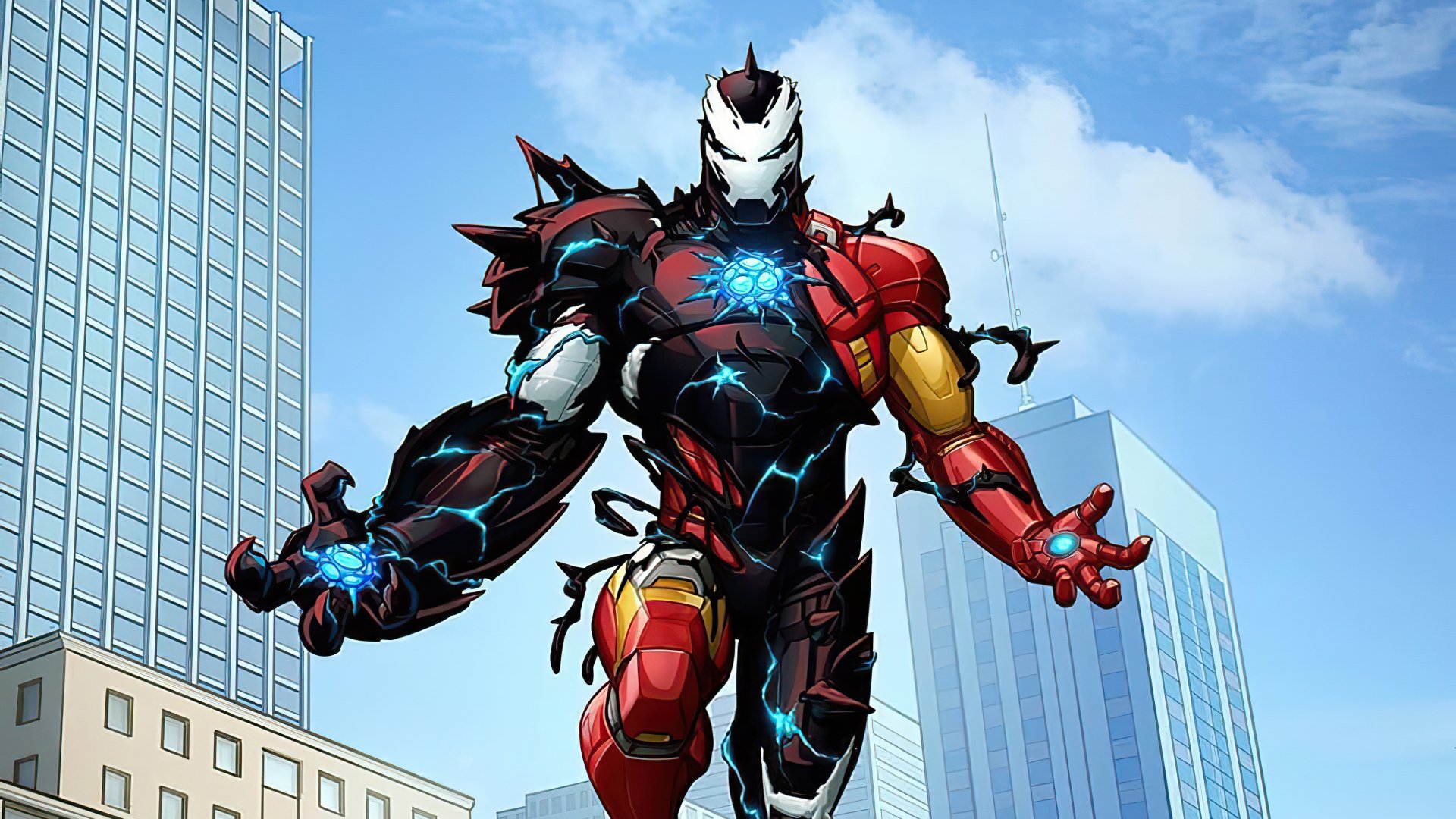 Download Venom Iron Man Comic Crossover HD Wallpaper by Patrick Brown