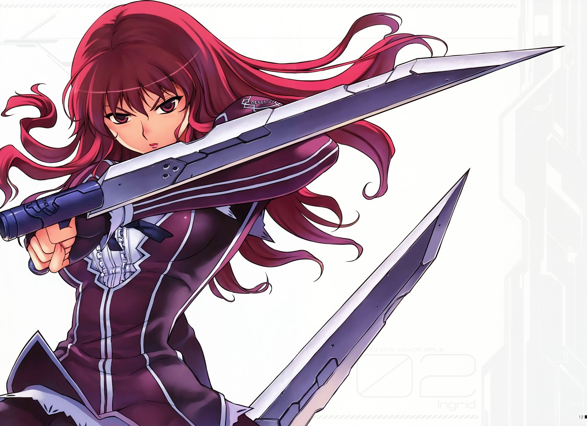 Download Ingrid Bernstein Anime Freezing 8k Ultra HD Wallpaper