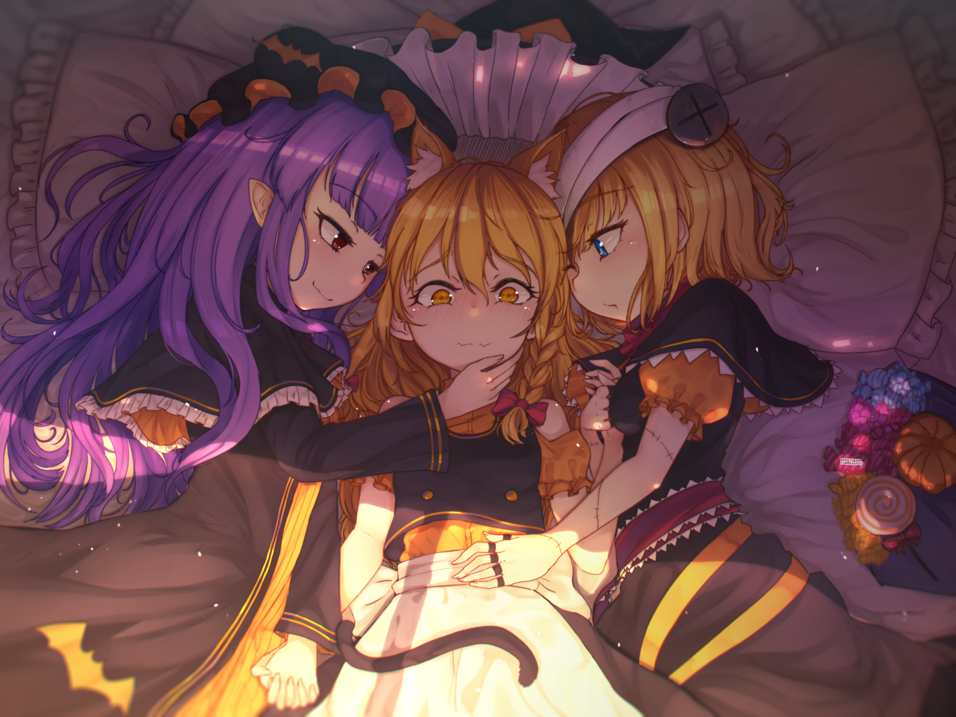Download Patchouli Knowledge Alice Margatroid Marisa Kirisame Anime ...