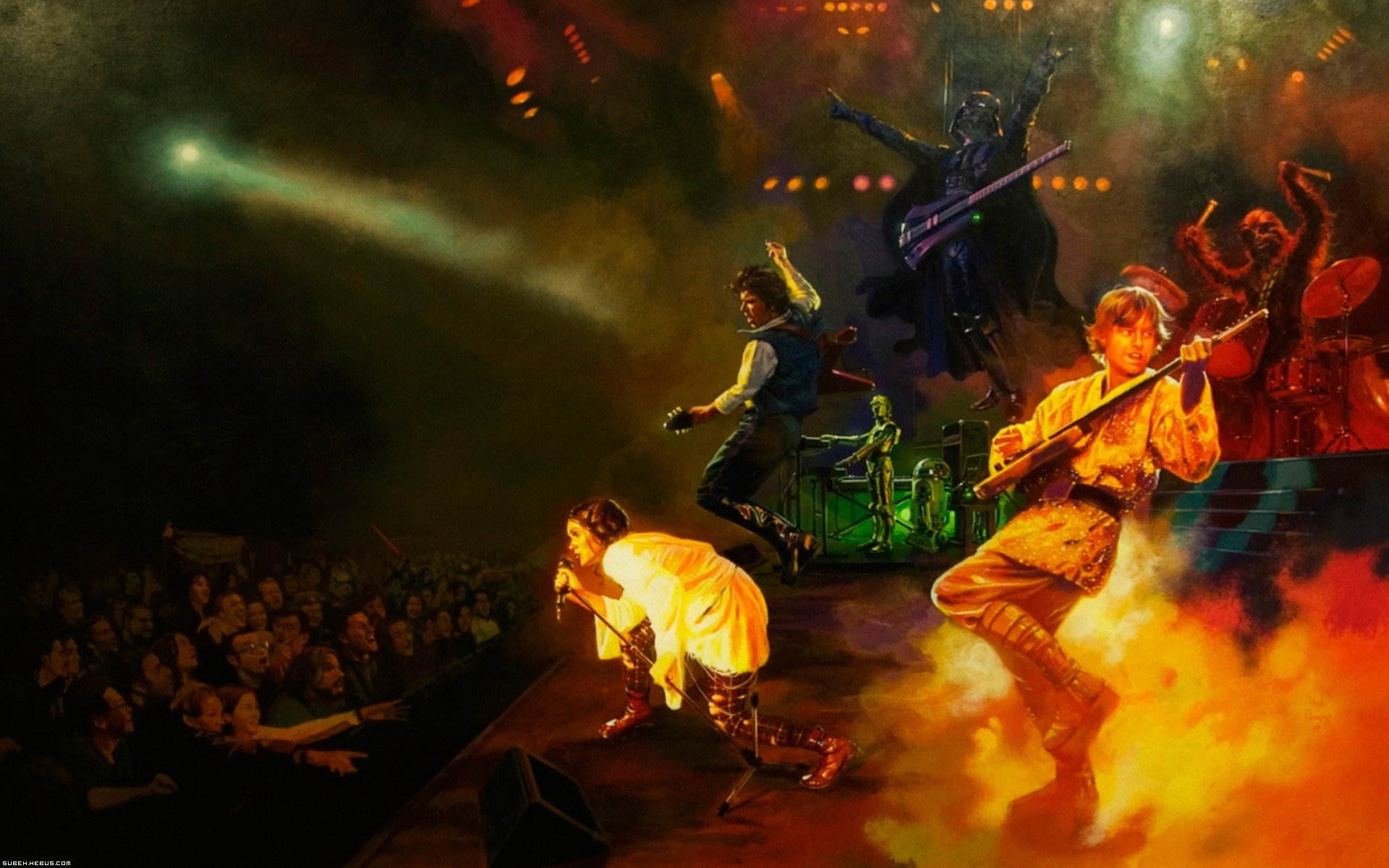 Epic Star Wars Sci-Fi Concert HD Wallpaper Blast