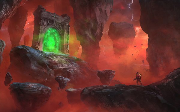 Ancient Portal to Another World HD Wallpaper | Background Image ...