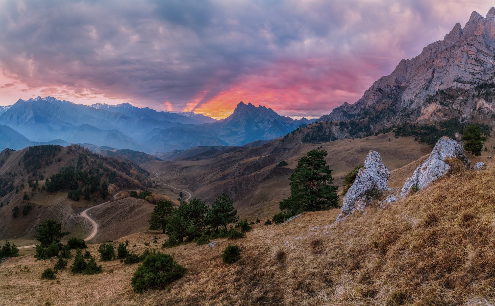 Download Nature Cloud Mountain Landscape HD Wallpaper