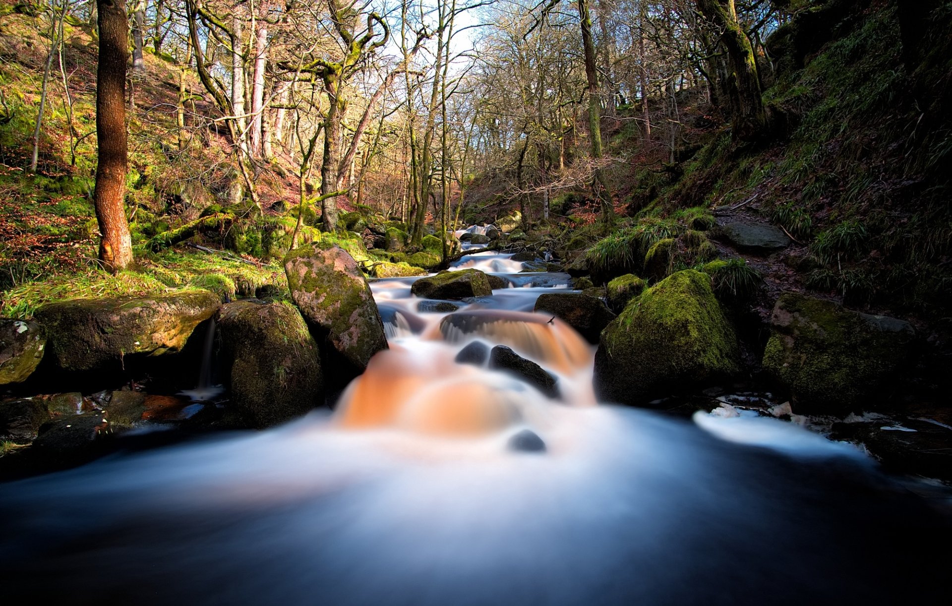 Download Nature River Stream HD Wallpaper