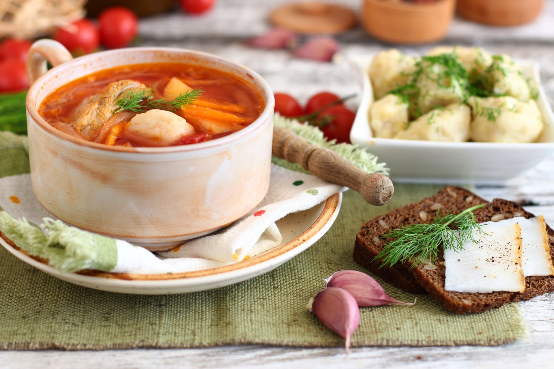 Download Food Soup 4k Ultra HD Wallpaper