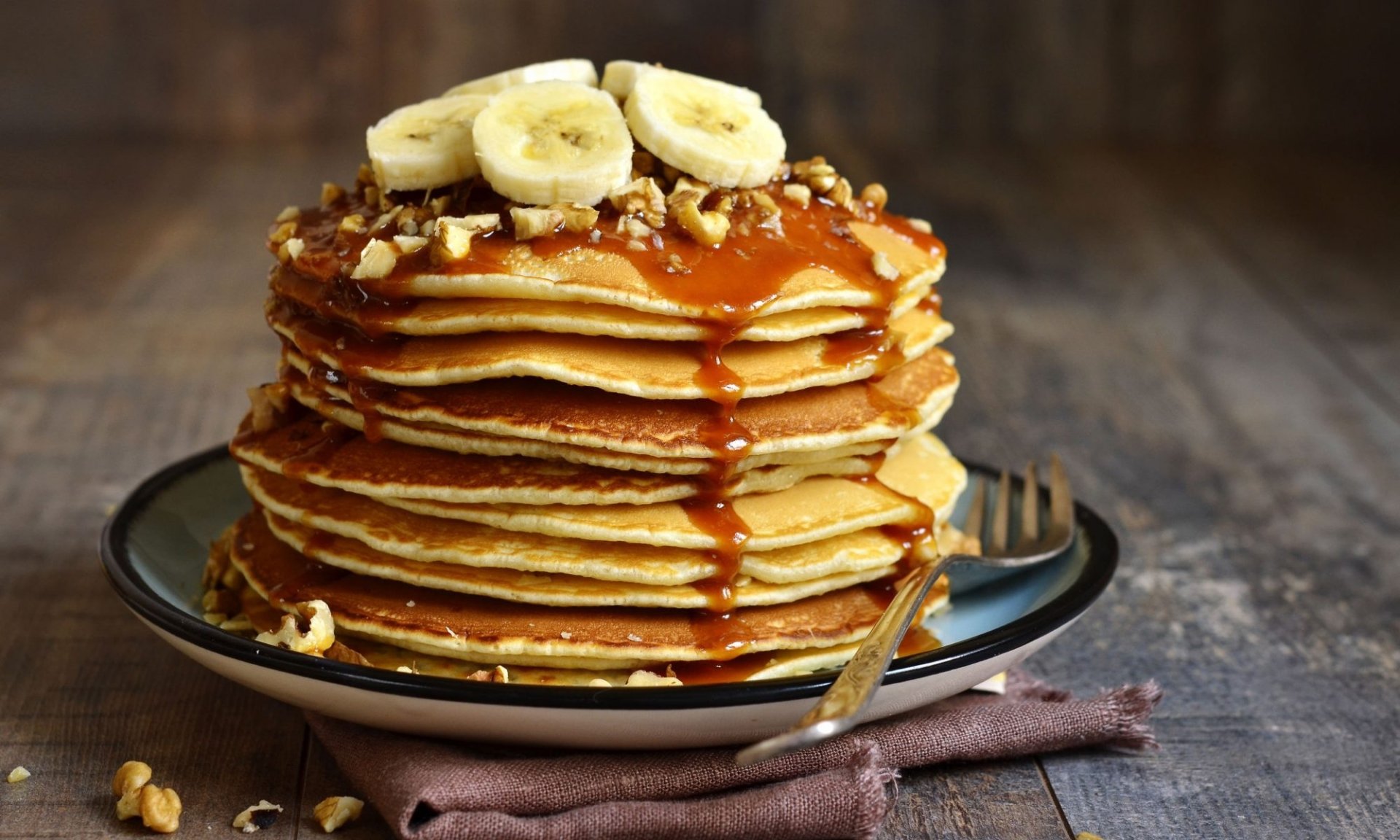 Download Breakfast Food Pancake HD Wallpaper