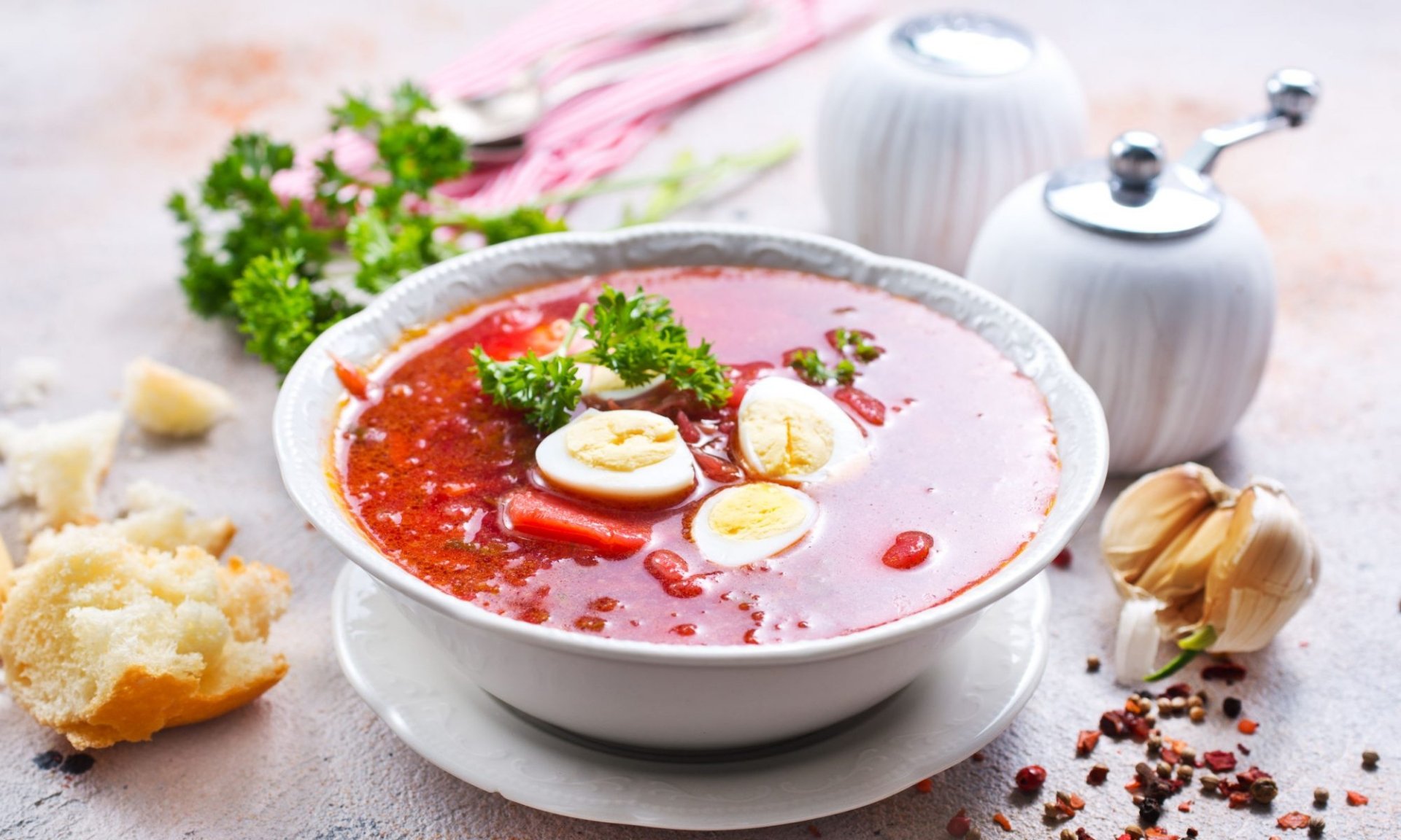 Download Still Life Food Soup HD Wallpaper