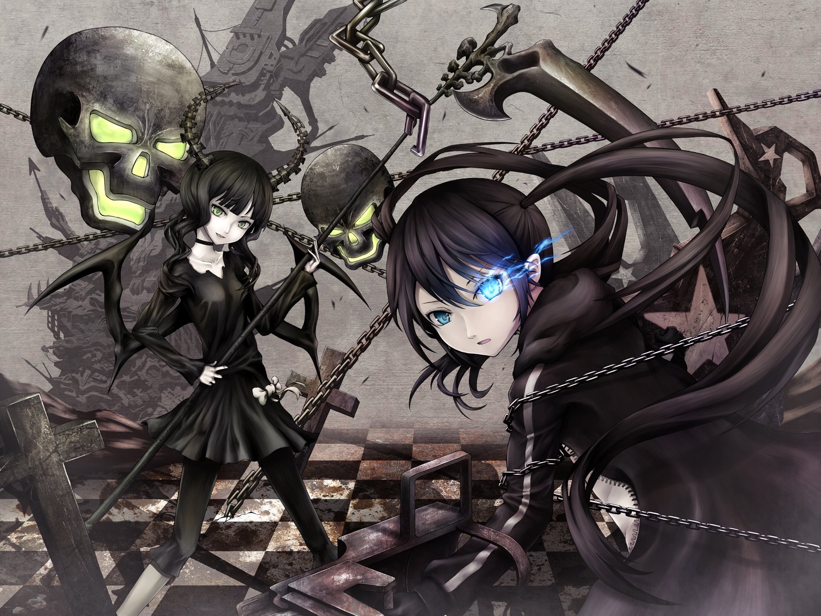 Dead Master & Black Rock Shooter: Dark Anime HD Wallpaper Showcase ...