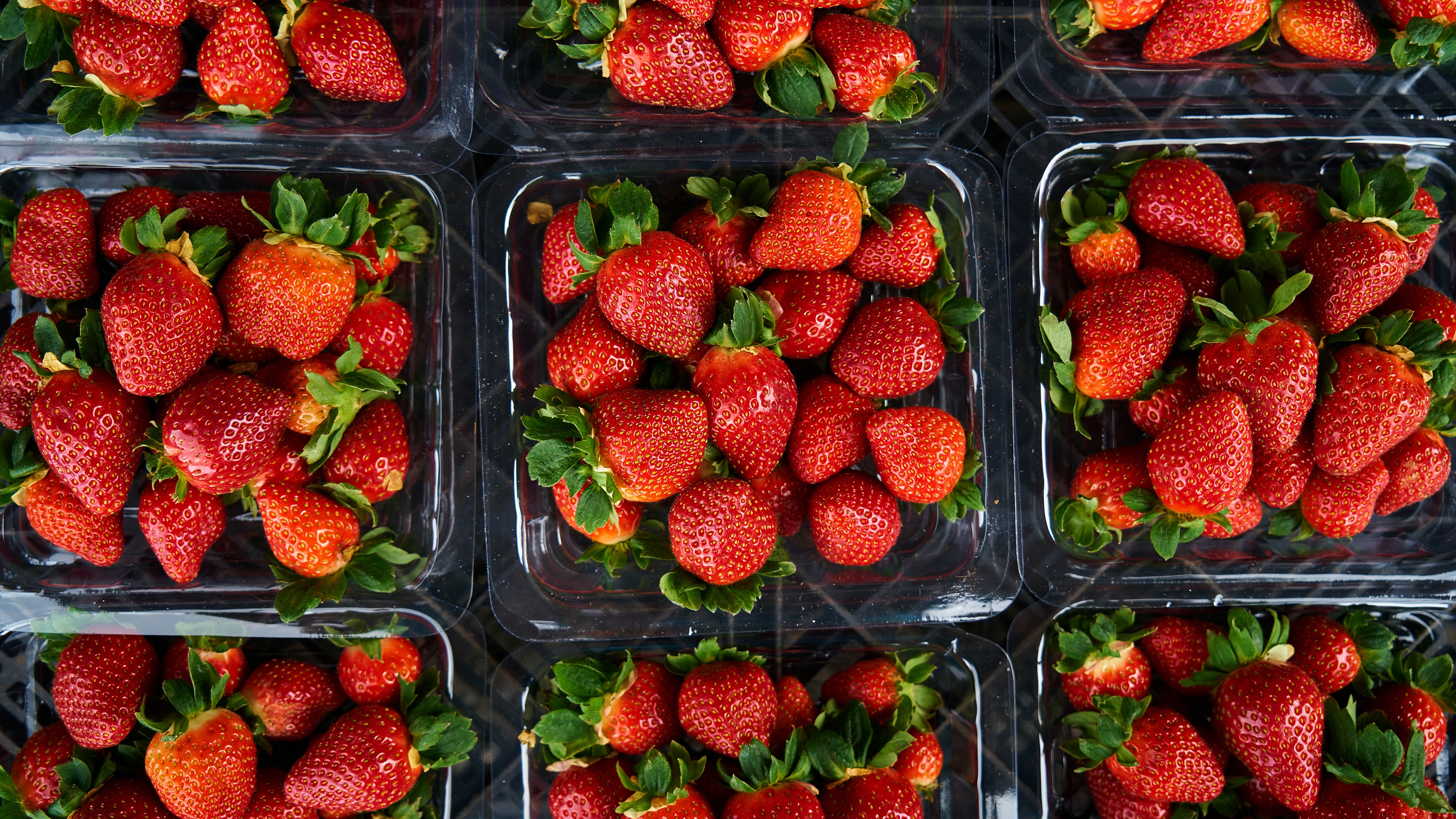 Punnets of Strawberries