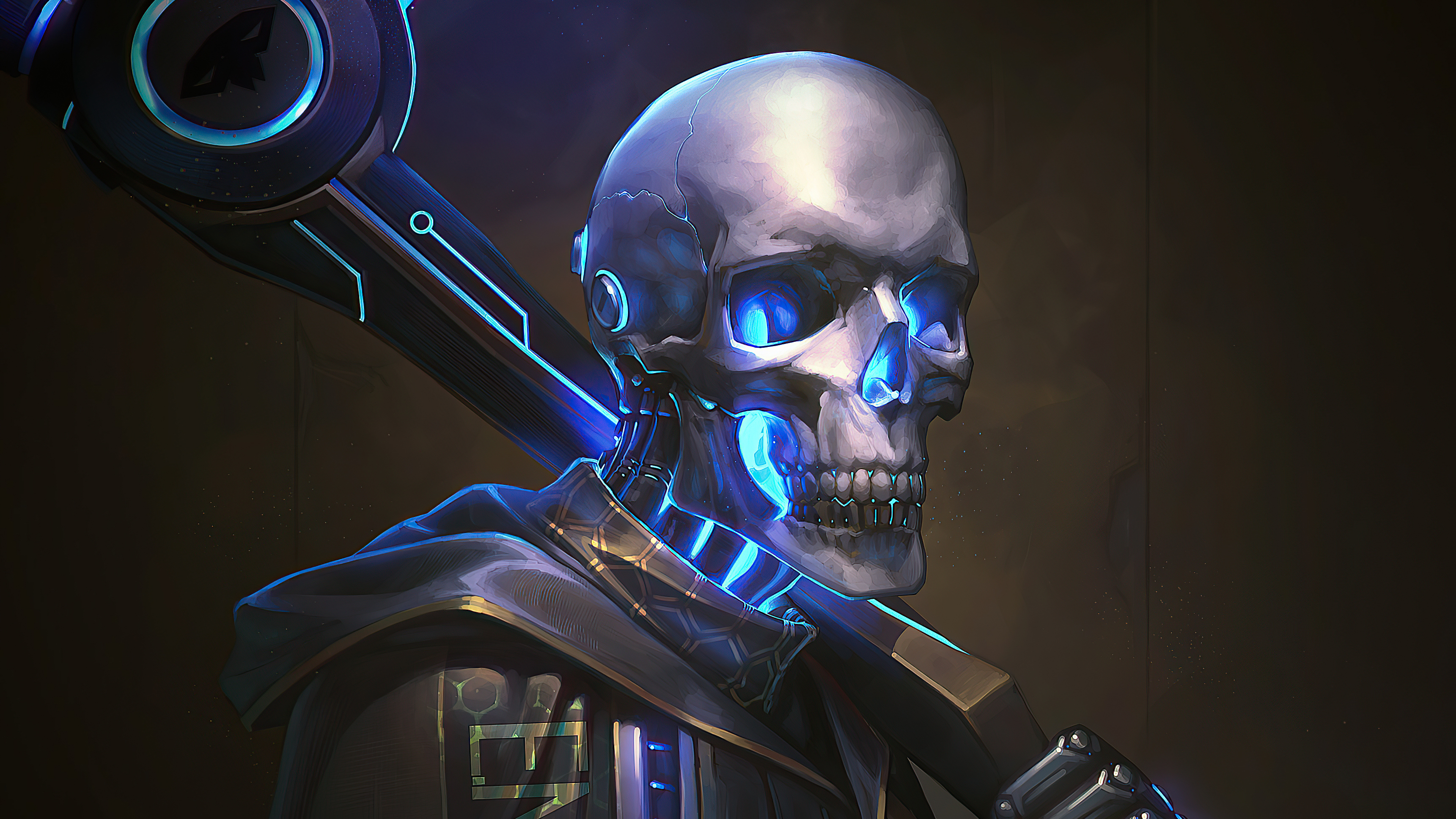 Download Dark Skull HD Wallpaper by Andrey Lazarev