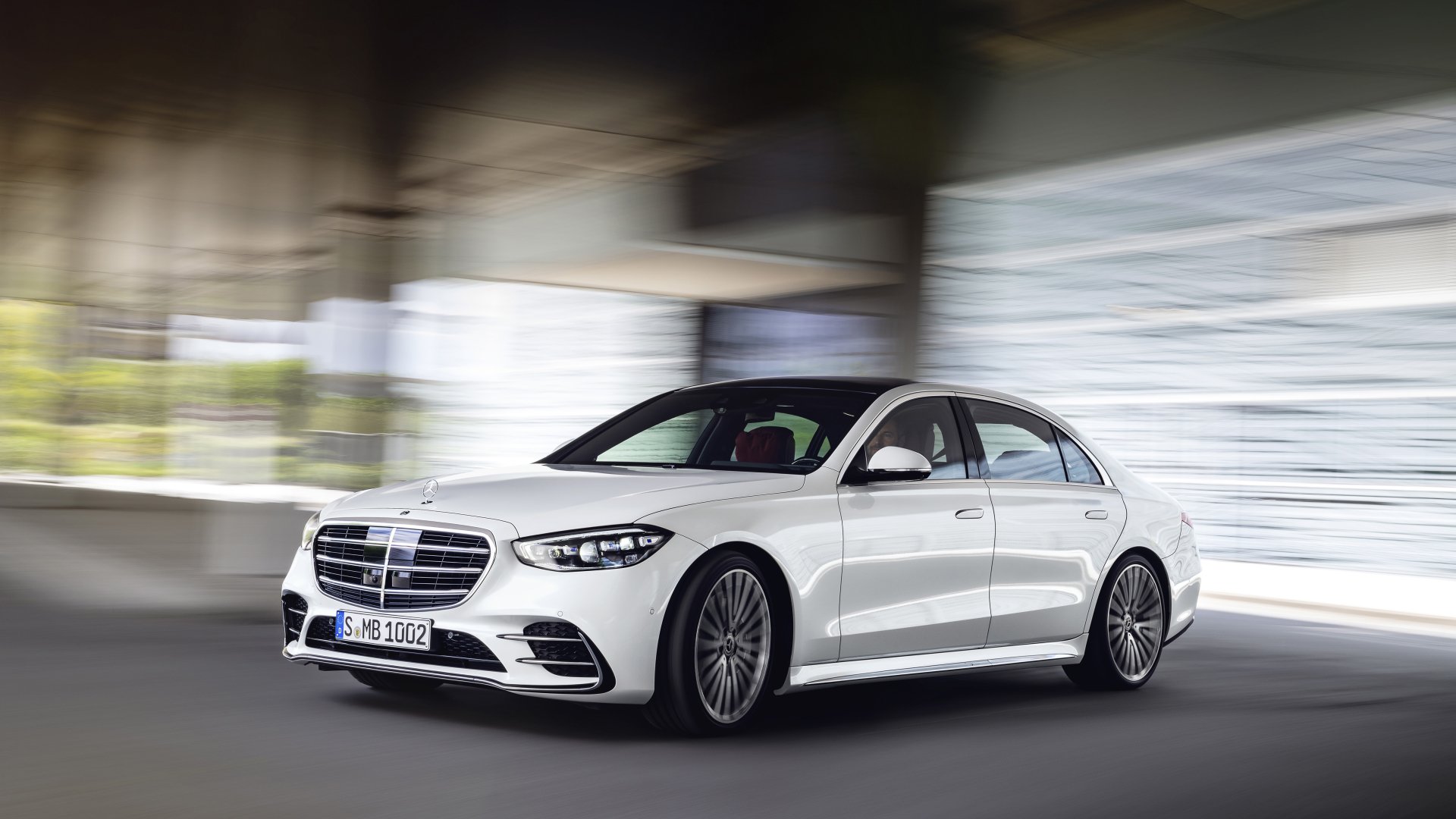 Download White Car Car Mercedes-Benz Vehicle Mercedes-Benz S-Class 4k ...