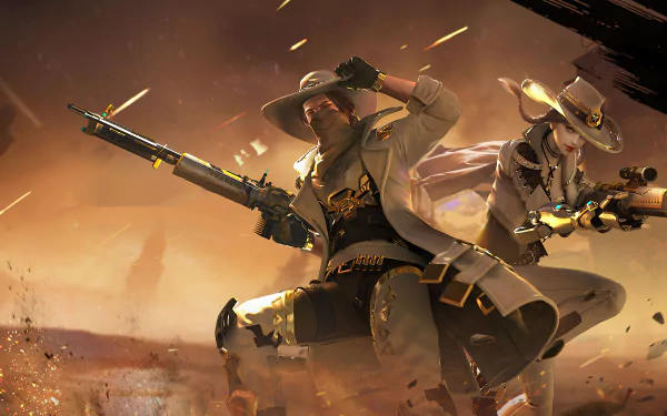 Garena Free Fire 4K Ultra HD Wallpaper: Epic Character Showcase