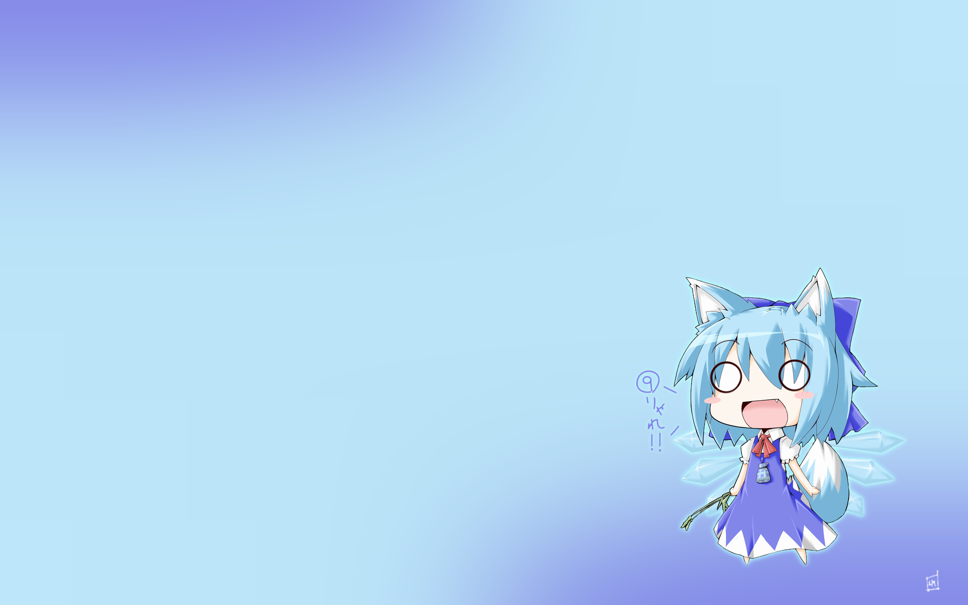 Cirno 9 Wallpaper
