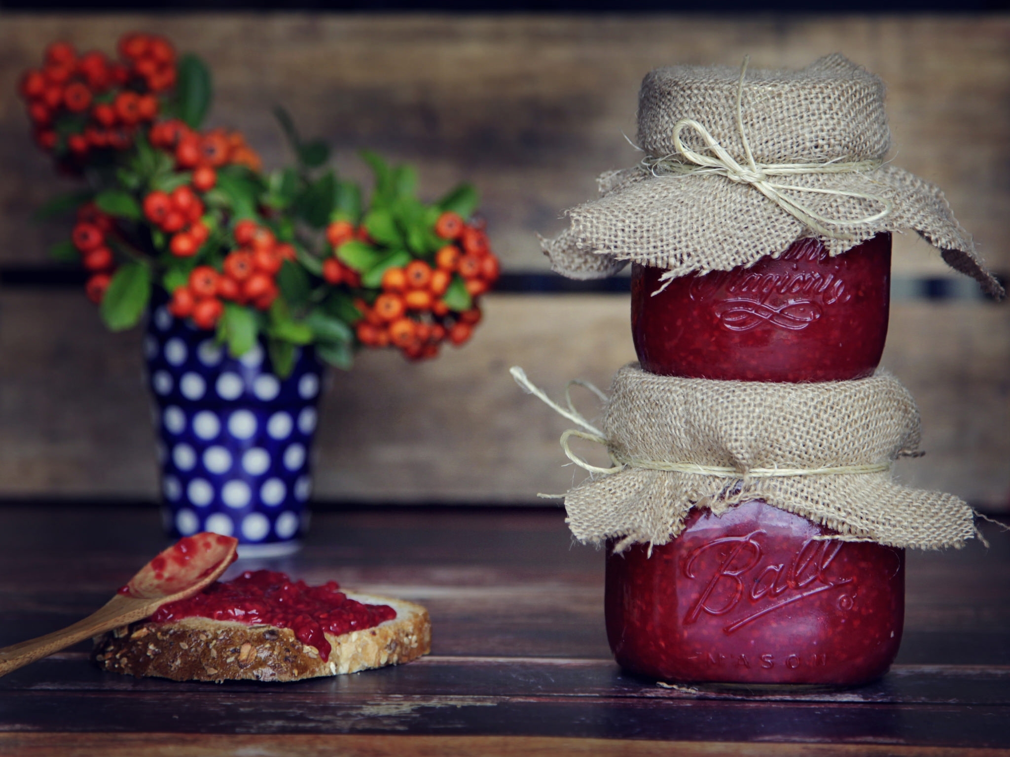 Download Rowan Raspberry Food Jam HD Wallpaper